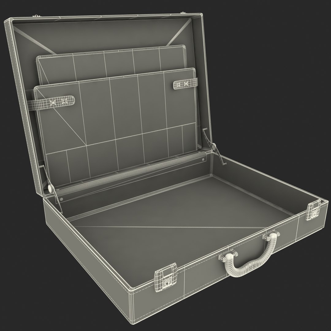 3d Suitcase V3 Model