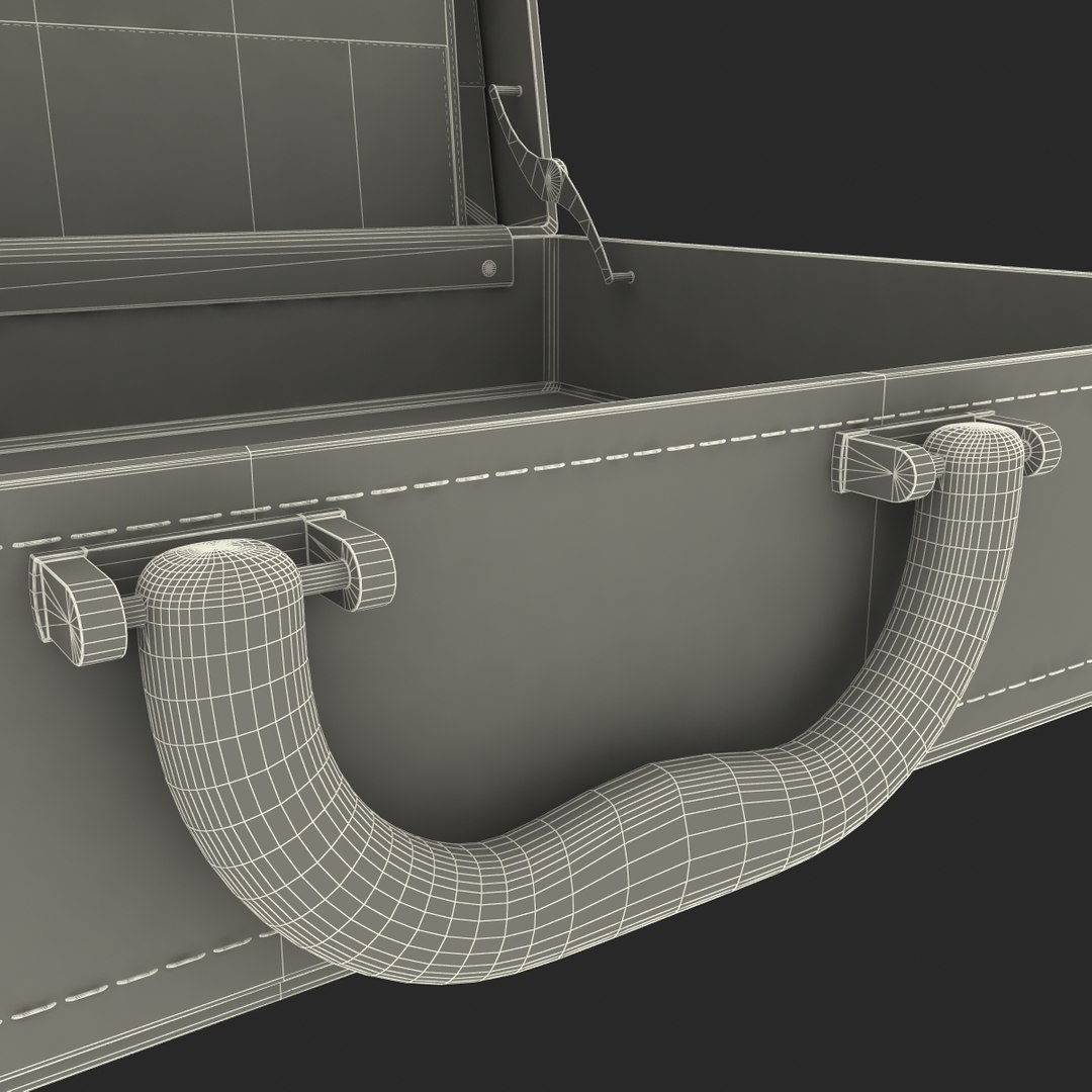 3d Suitcase V3 Model