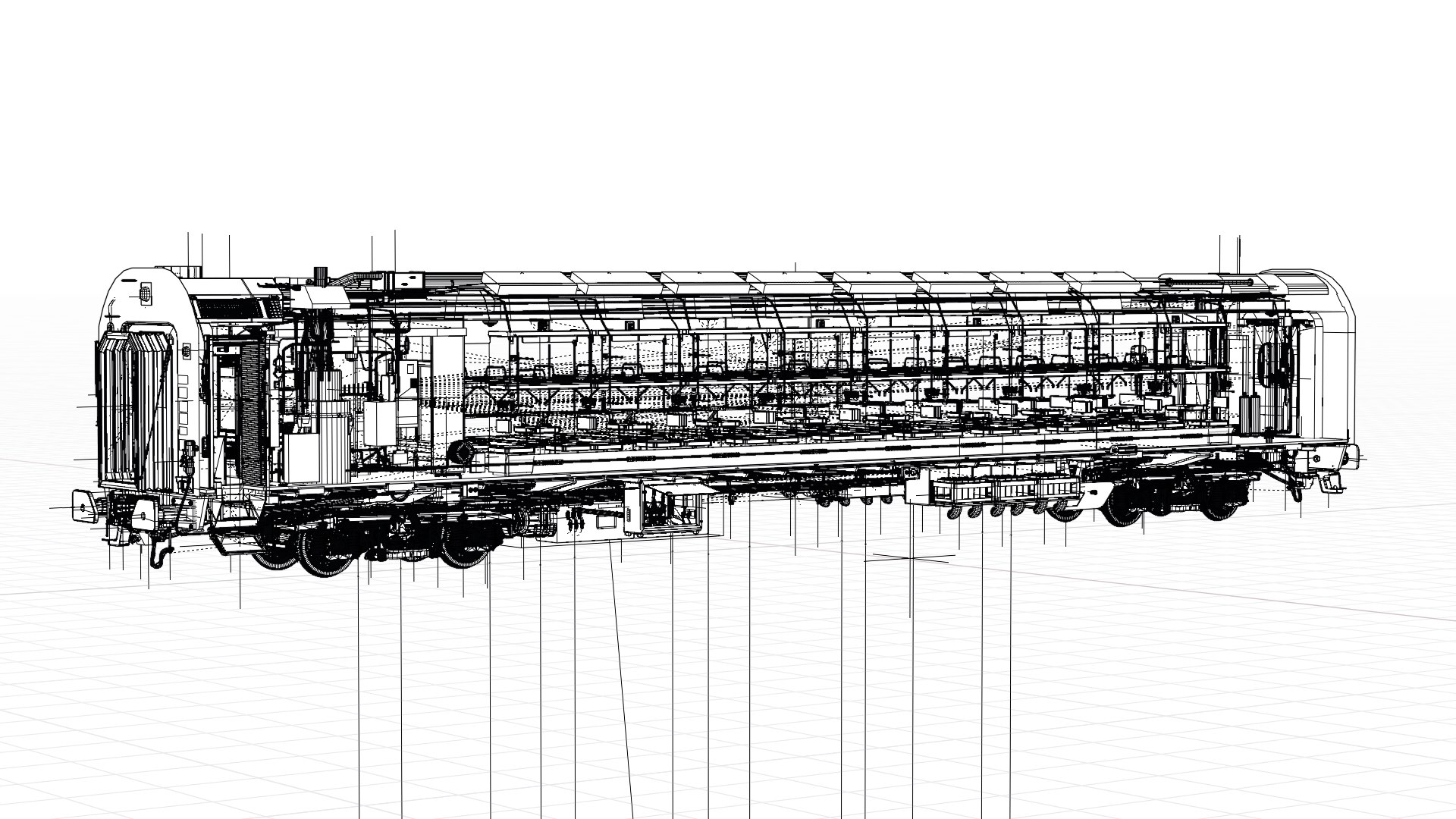 3D Model High-Quality Detailed Train Wagon 3D Model - PBR Textures ...