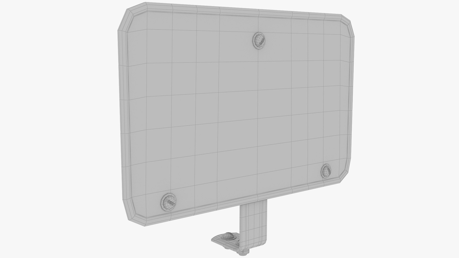 3D Retro Car License Plate V3 - TurboSquid 2063987