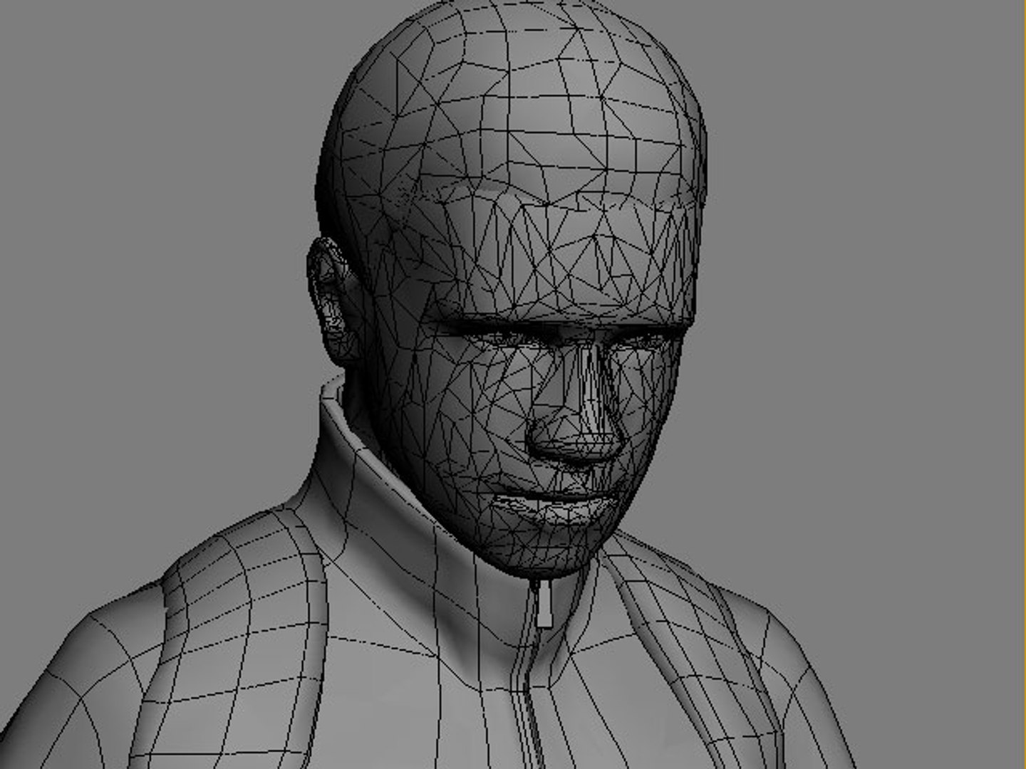 human male 3d max