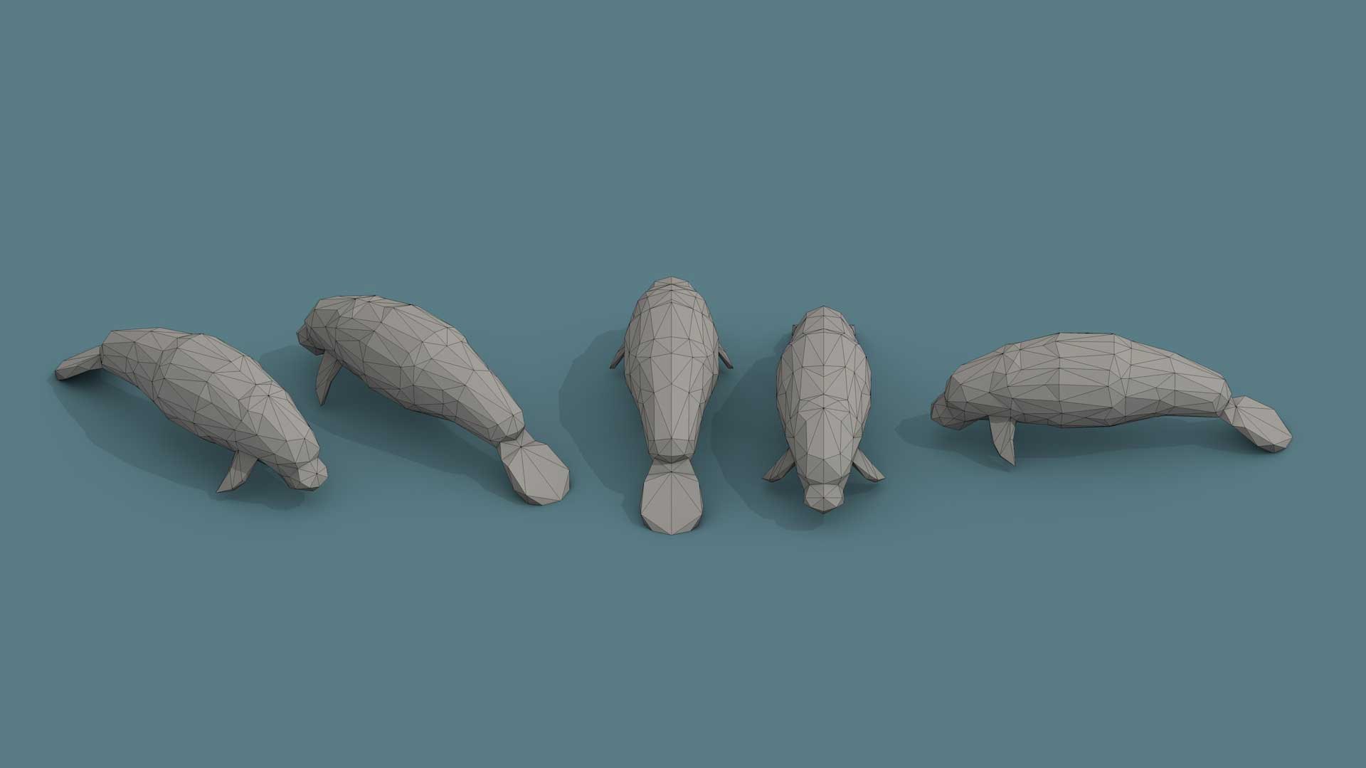 3D Low Poly Art Animals Isometric Icon Pack 06 Low-poly - TurboSquid ...