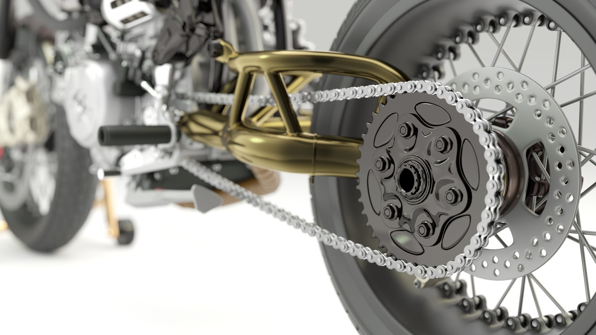 Custom Master Motorcycle 3D - TurboSquid 2095811
