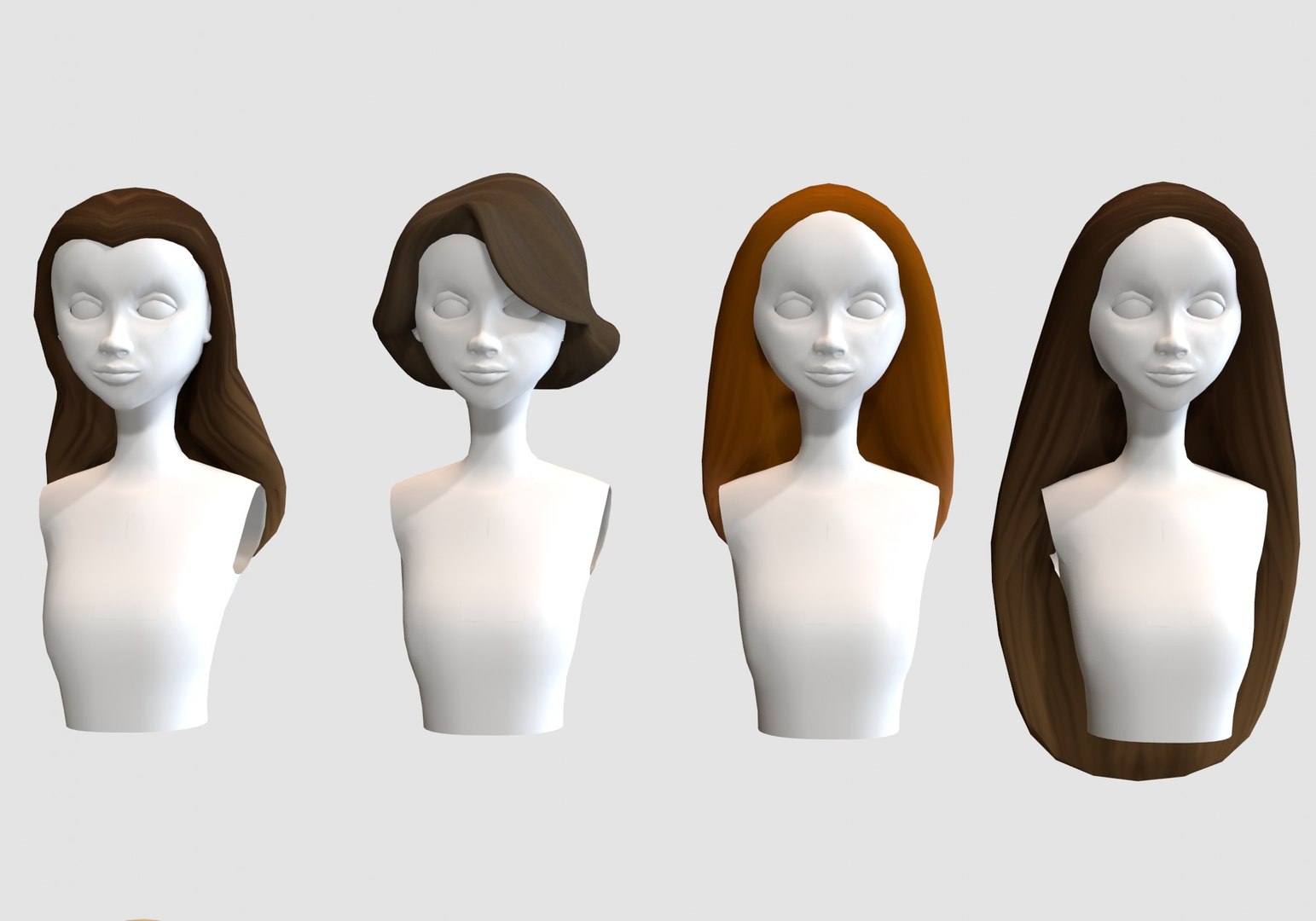 Hairstyles Collection 3D - TurboSquid 1908969