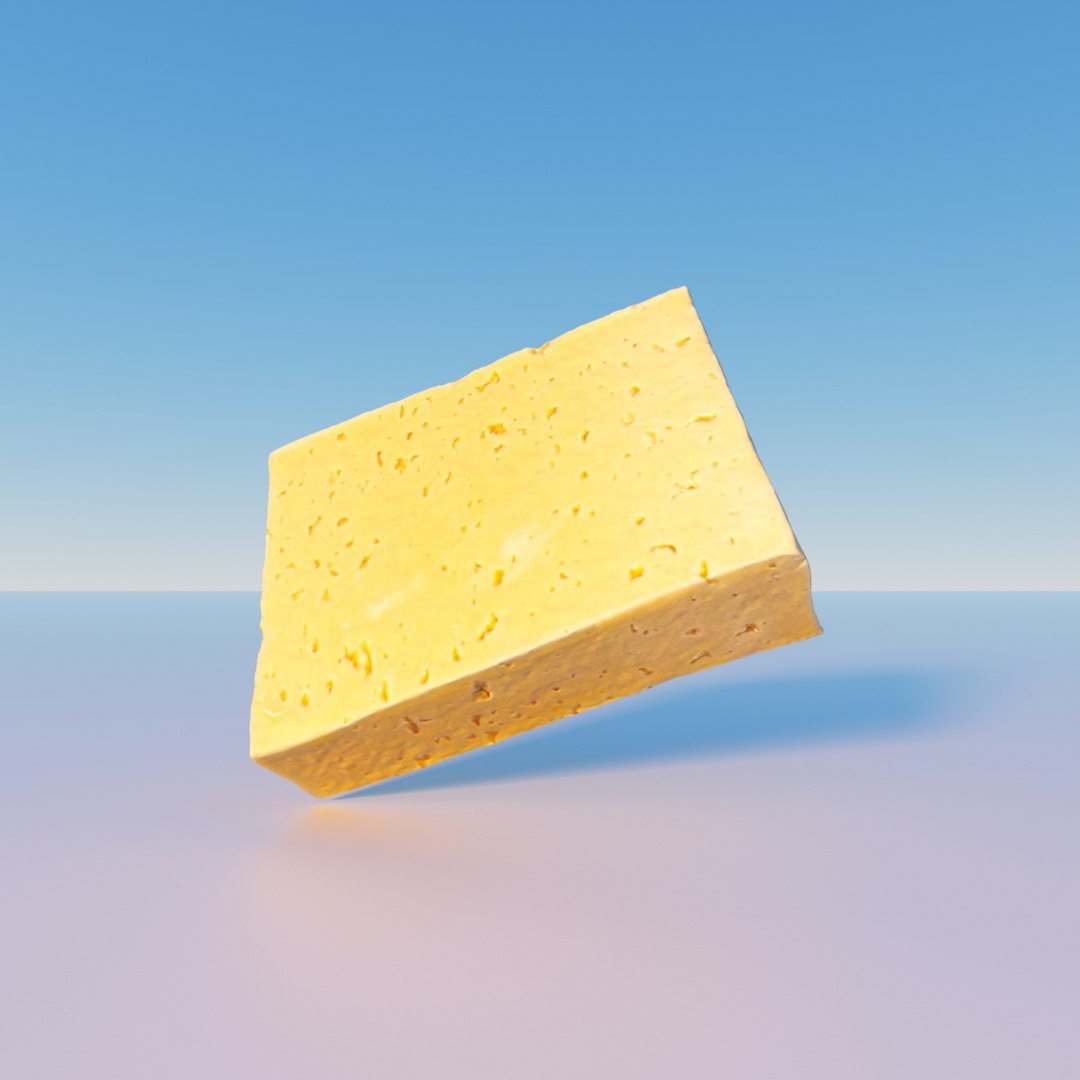 Photorealistic 3D Scan Of Cheese 3D Model - TurboSquid 2227781