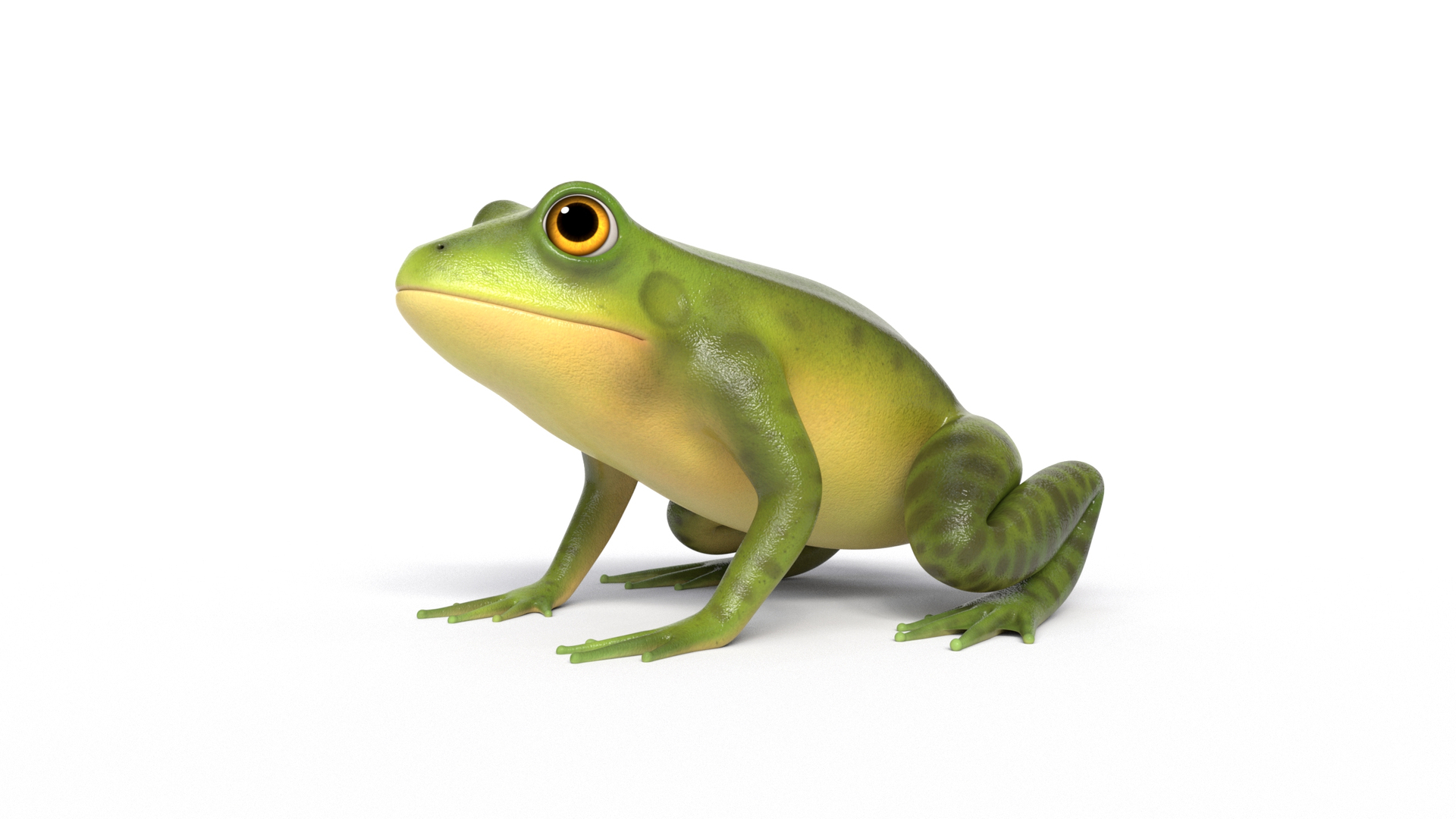 3D Model Frog Animated Facial Blend Shapes - TurboSquid 2280184