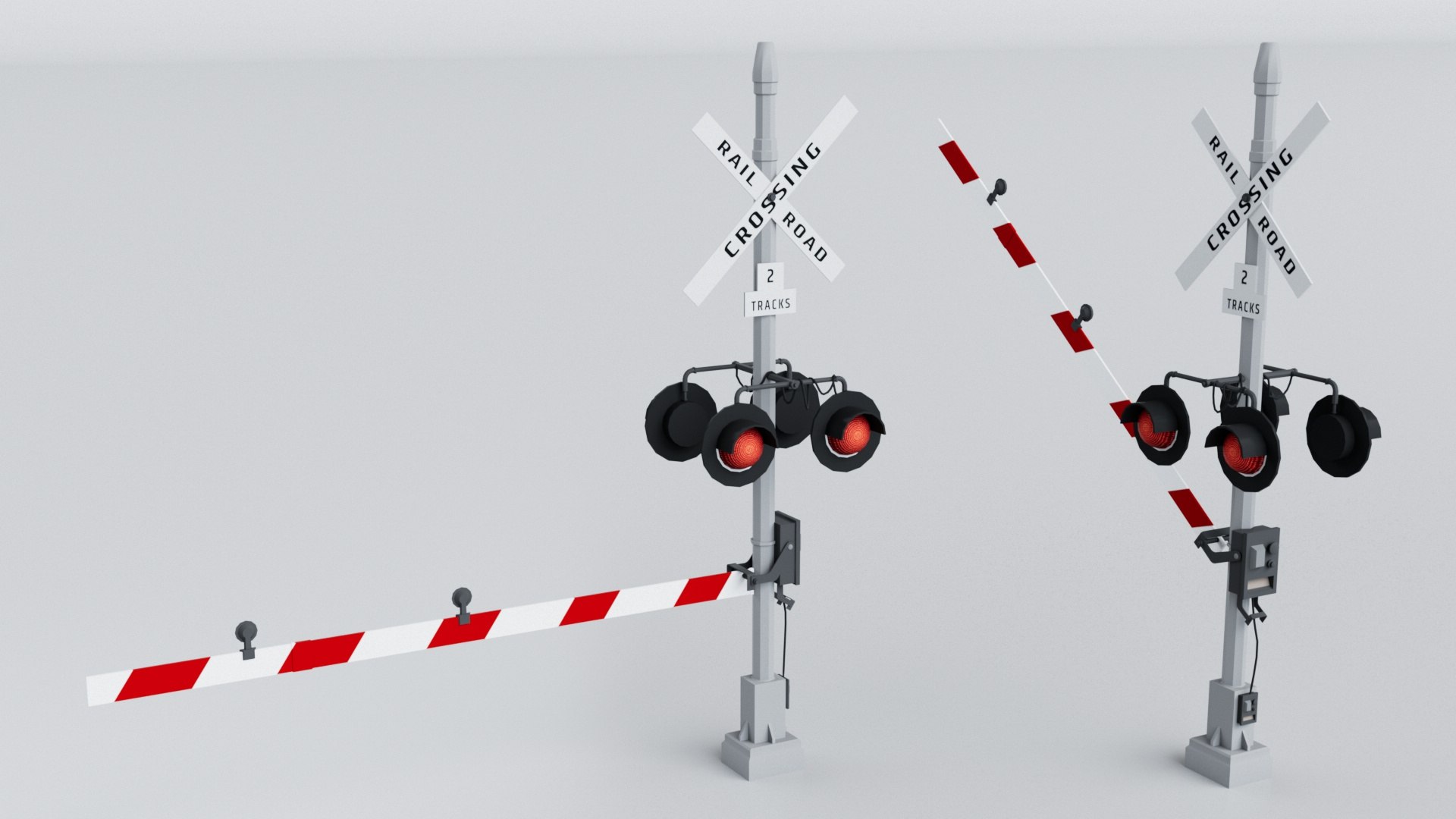 7 Railway Signals Collection 3D Model - TurboSquid 2422165
