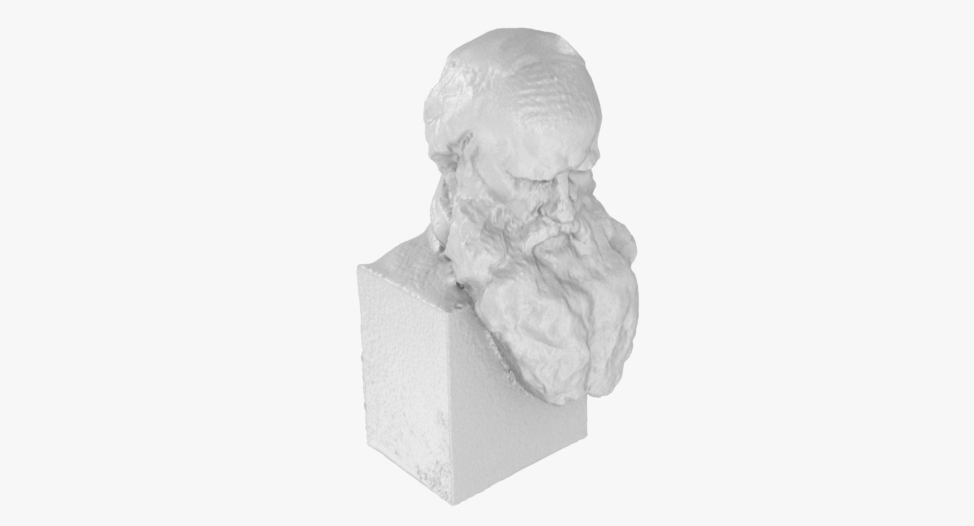 3D leo tolstoy bust - TurboSquid 1293466