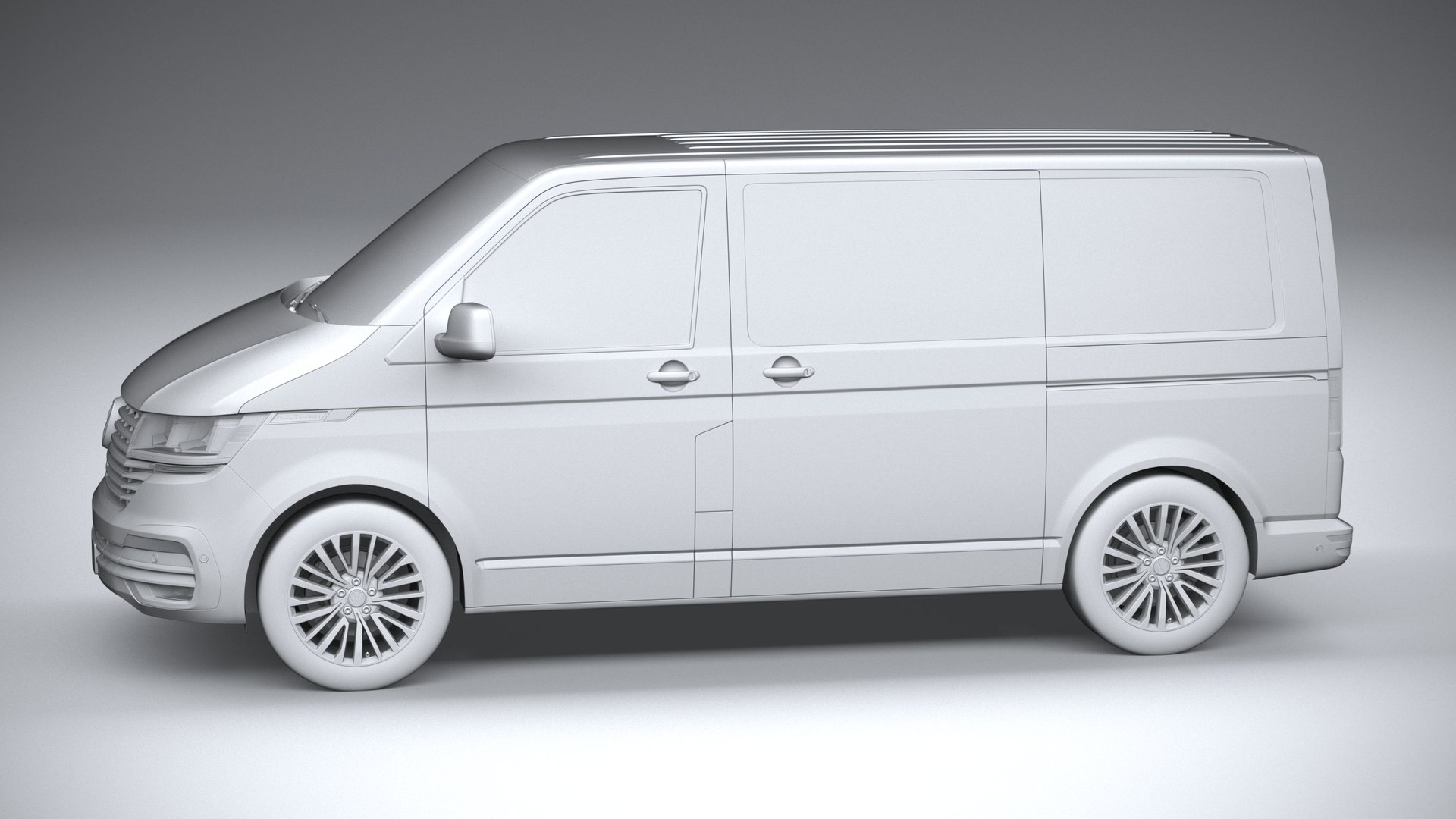 Volkswagen transporter 2020 3D - TurboSquid 1622364