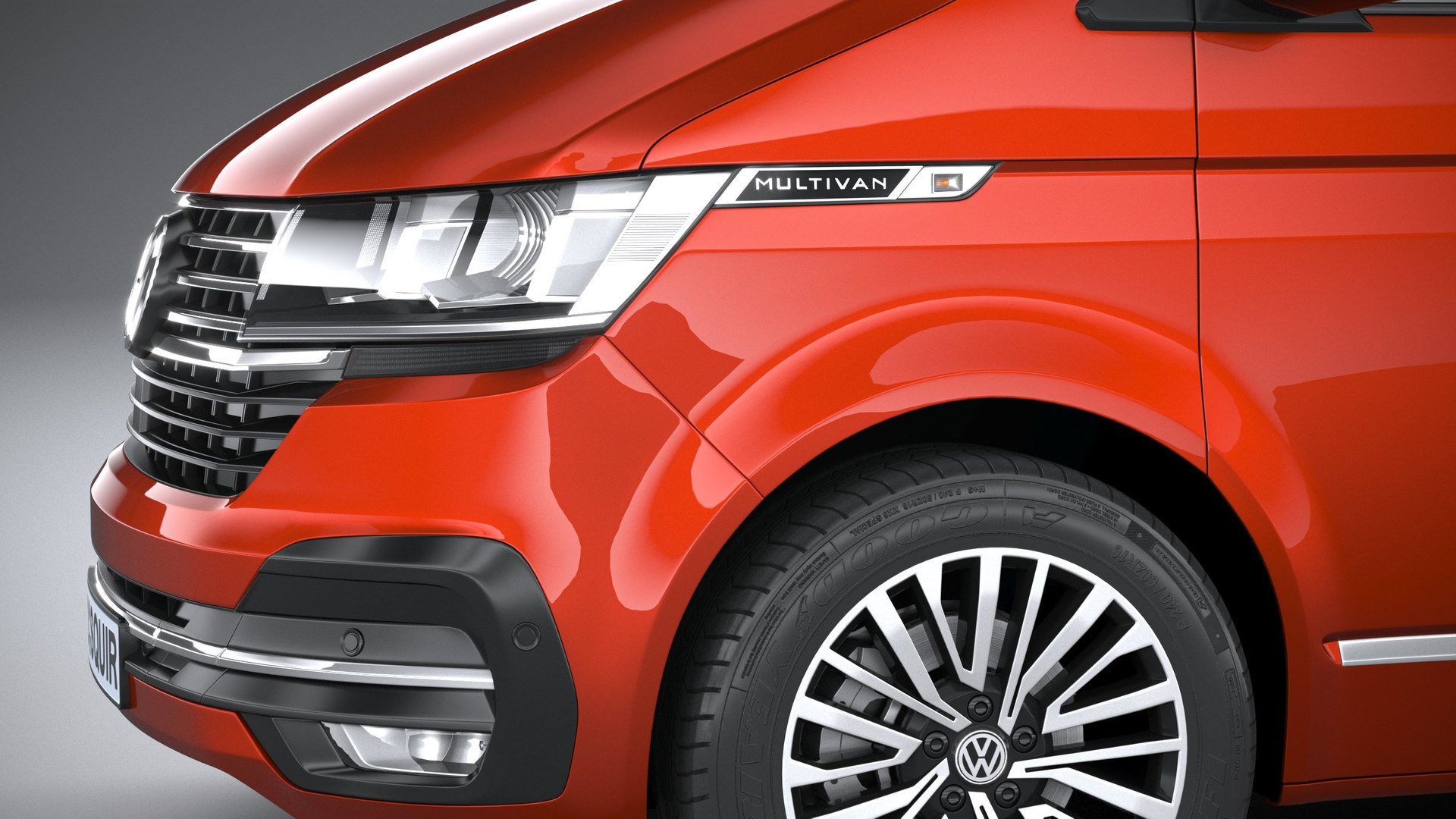 Volkswagen transporter 2020 3D - TurboSquid 1622364