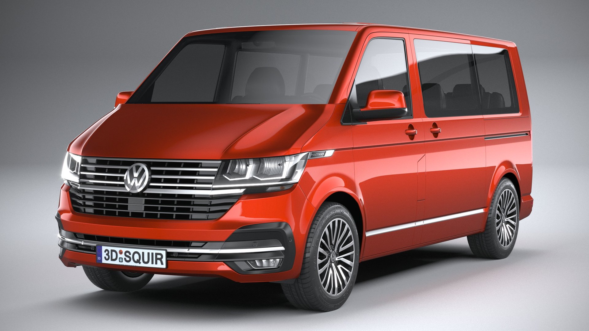 Volkswagen transporter 2020 3D - TurboSquid 1622364