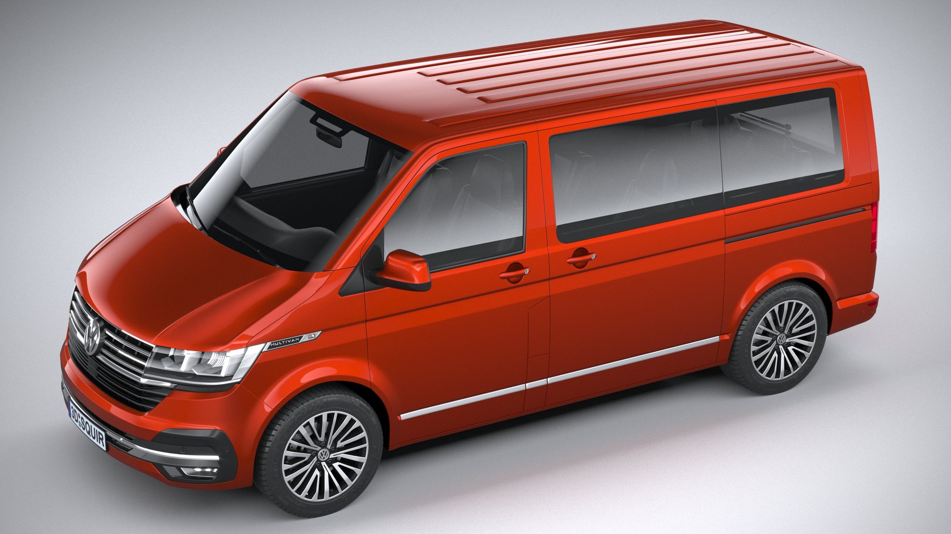 Volkswagen transporter 2020 3D - TurboSquid 1622364