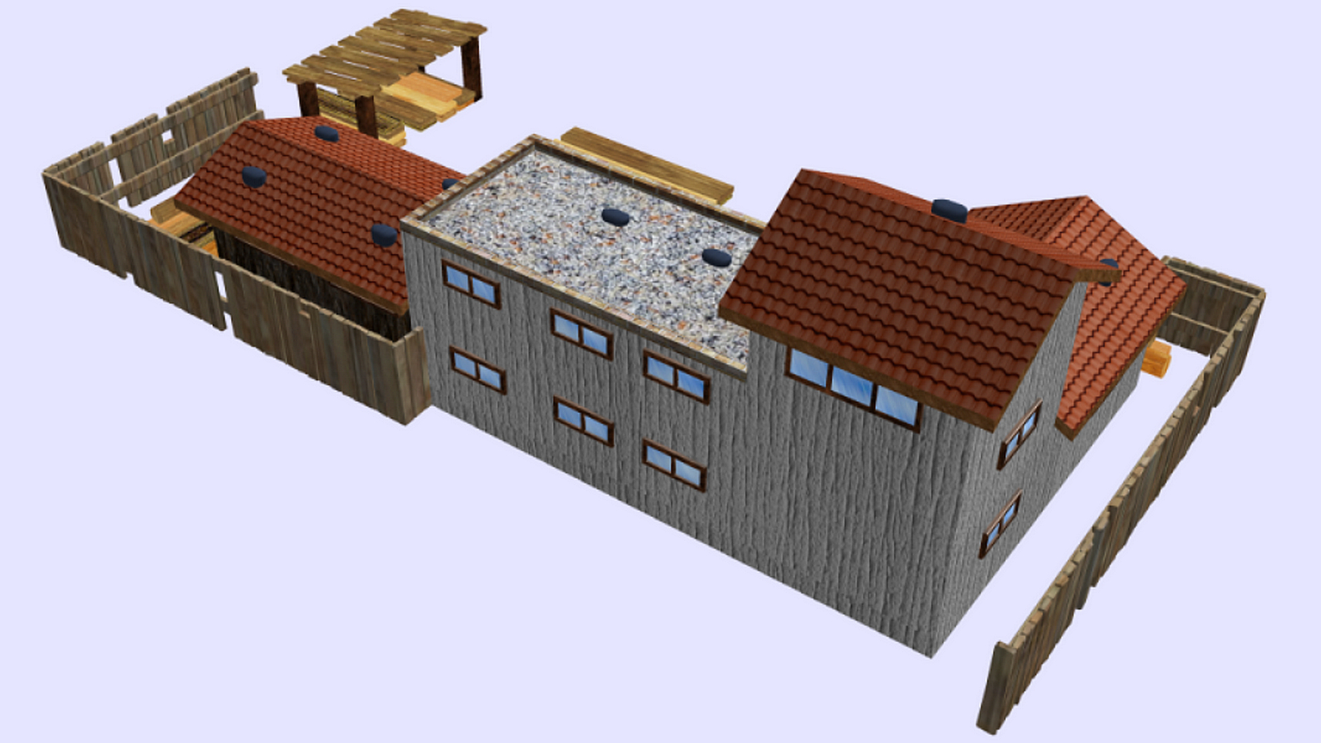 modèle 3D de bâtiment industriel - scierie - TurboSquid 1713586