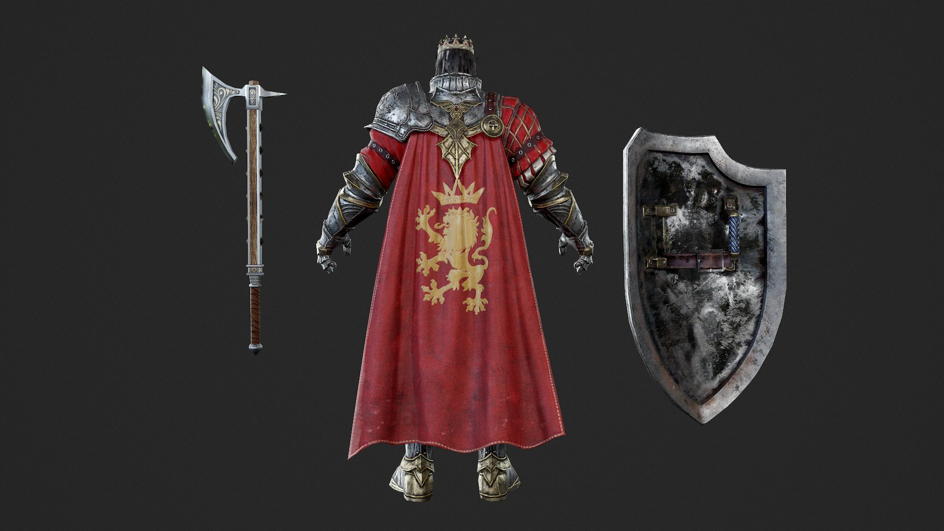3D King Armour - TurboSquid 2145249