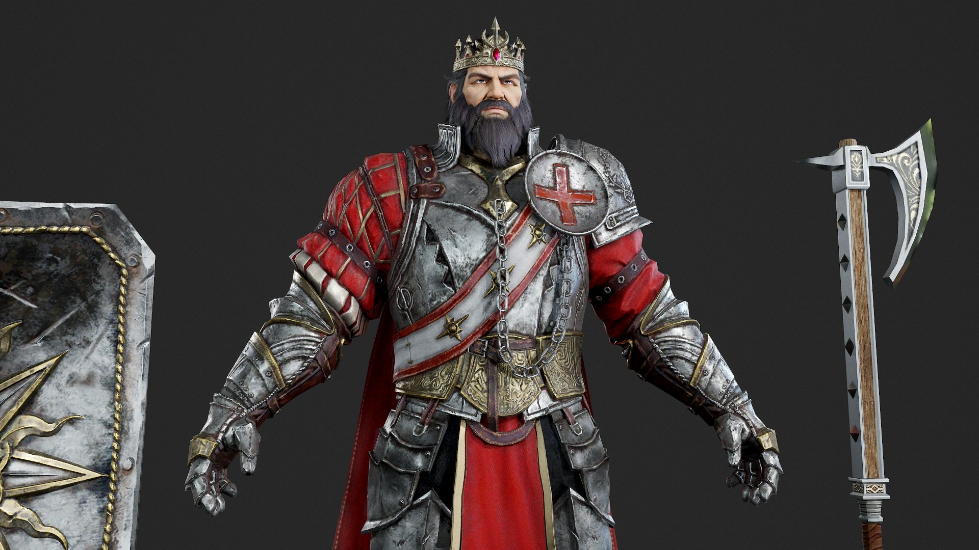 3D King armour - TurboSquid 2145249