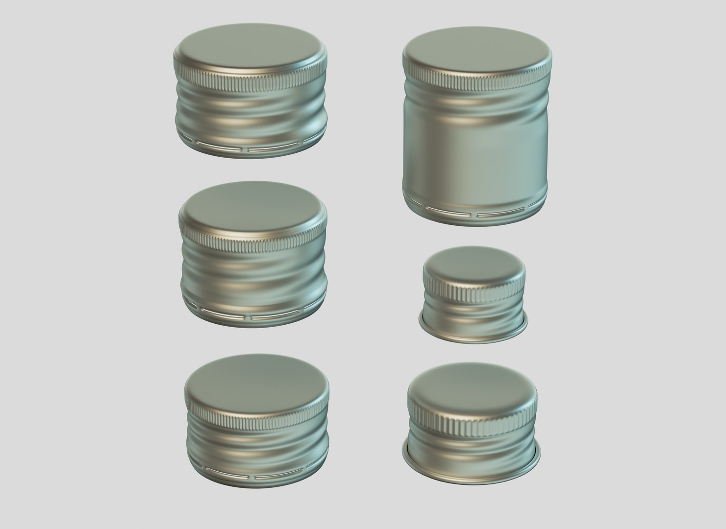 Bottle Caps 3D - TurboSquid 2037043