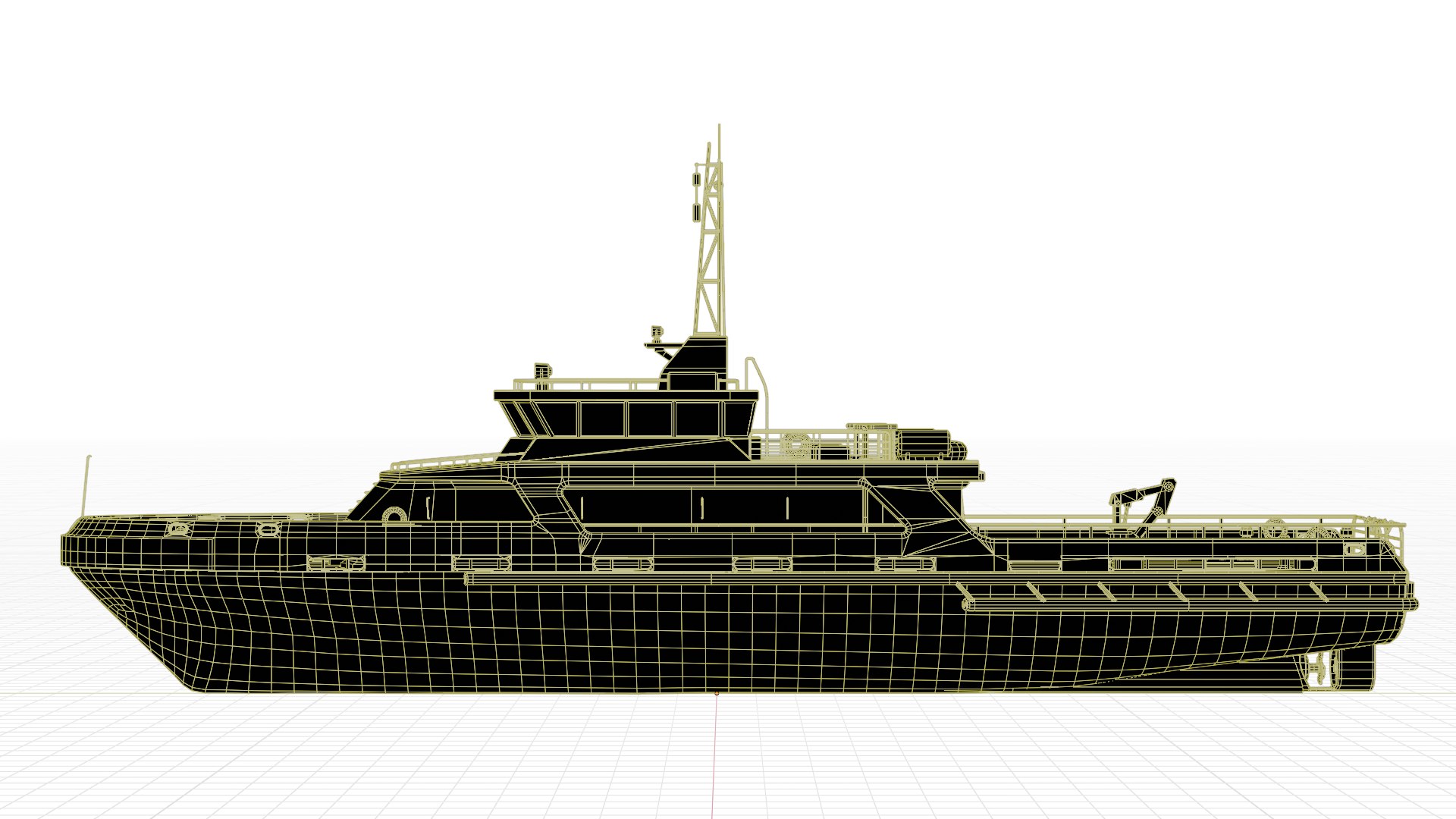 3D Coastal Security Ship - TurboSquid 2174769