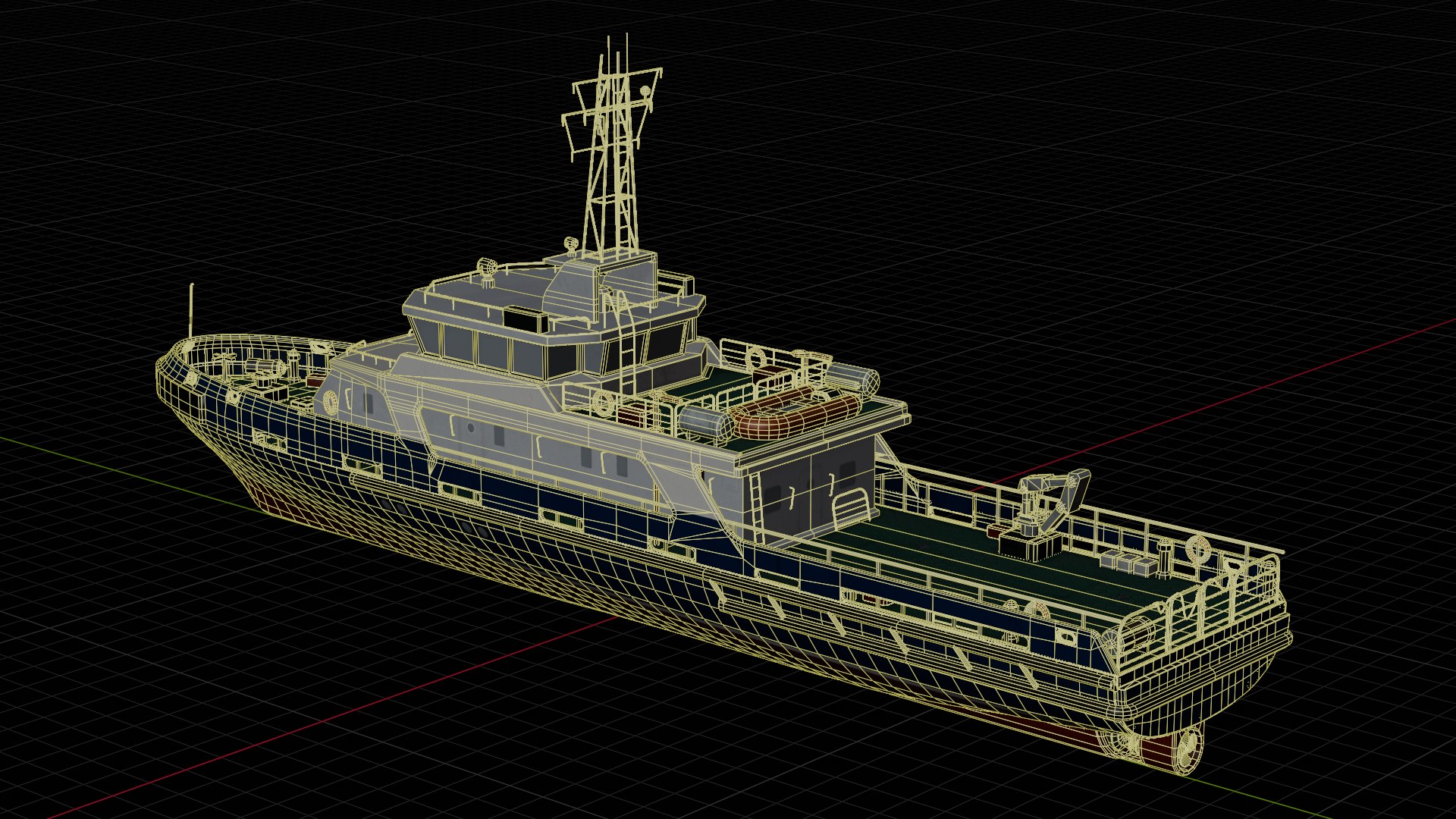 3D Coastal Security Ship - TurboSquid 2174769