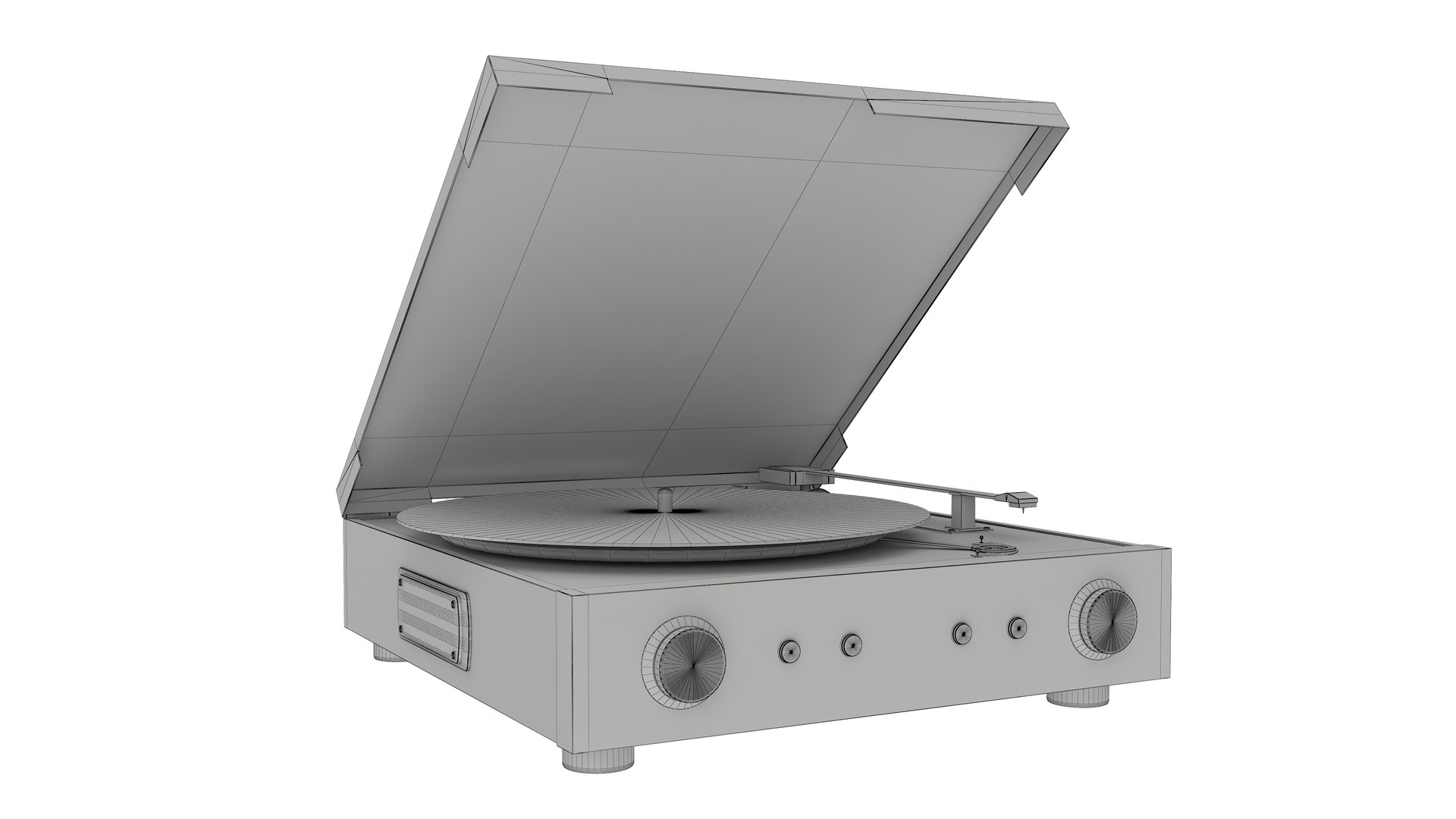 Turntable 3D Model - TurboSquid 2257764