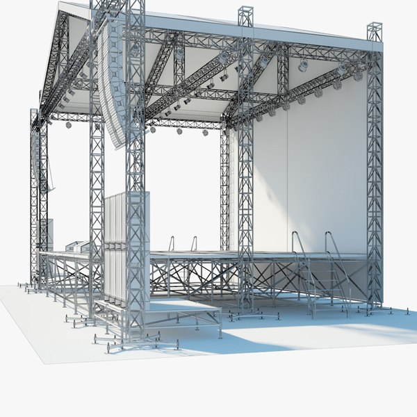 modelo 3d Escenario de concierto - TurboSquid 1743710
