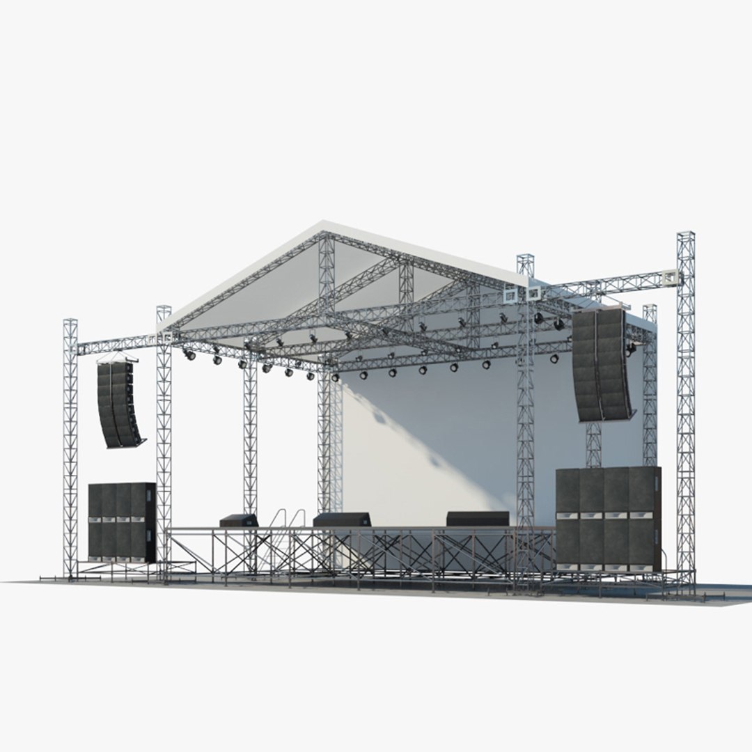 Konzertbühne 3D-Modell - TurboSquid 1743710