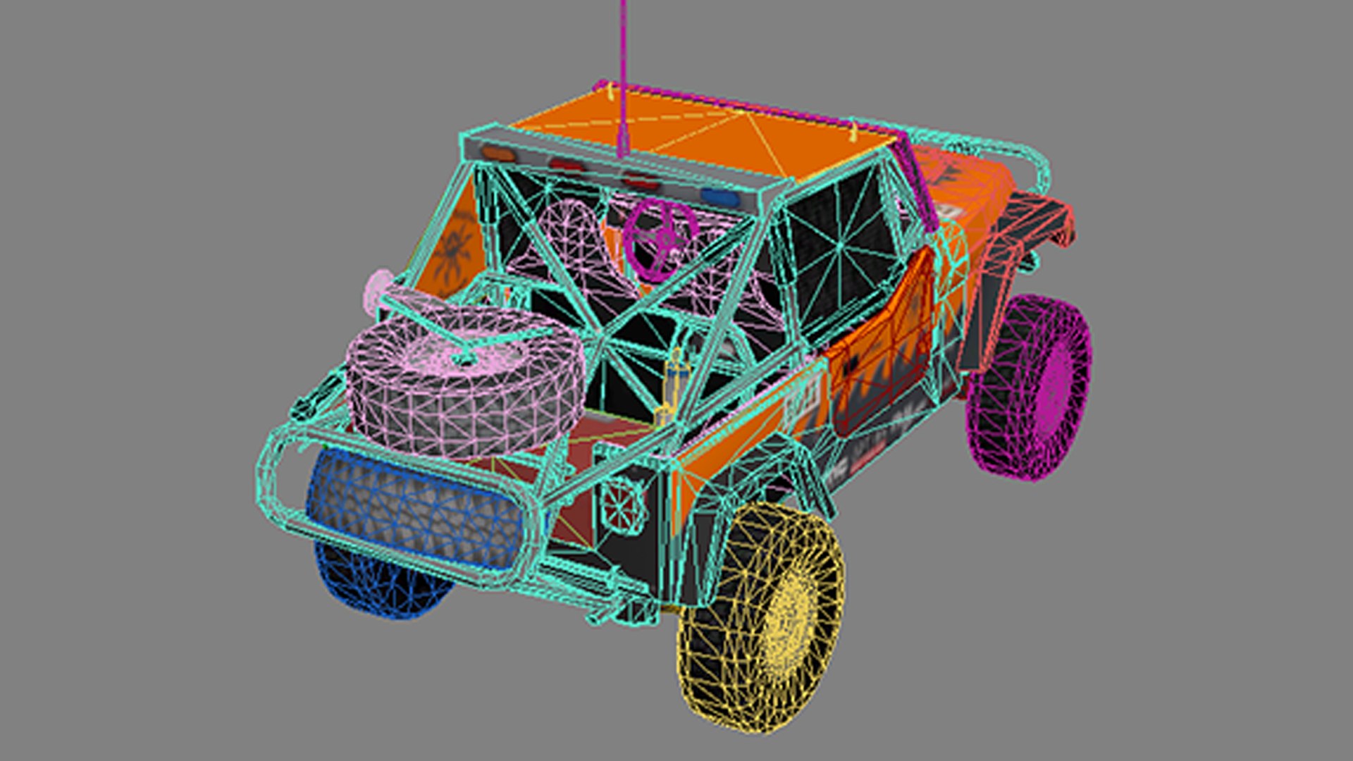 3D 4x4 Off-Road-008 II Poison Spyder Racing II Offroad Car Low Poly ...