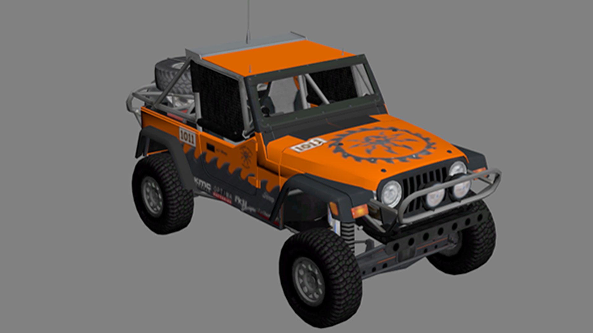 3D 4x4 Off-Road-008 II Poison Spyder Racing II Offroad Car Low Poly ...