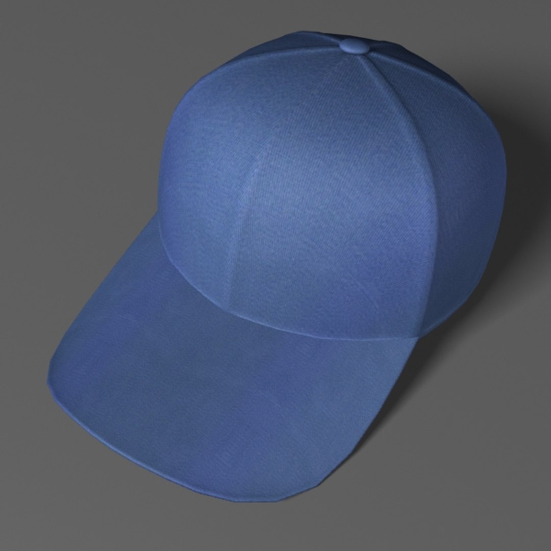 3d Model Hat Baseball
