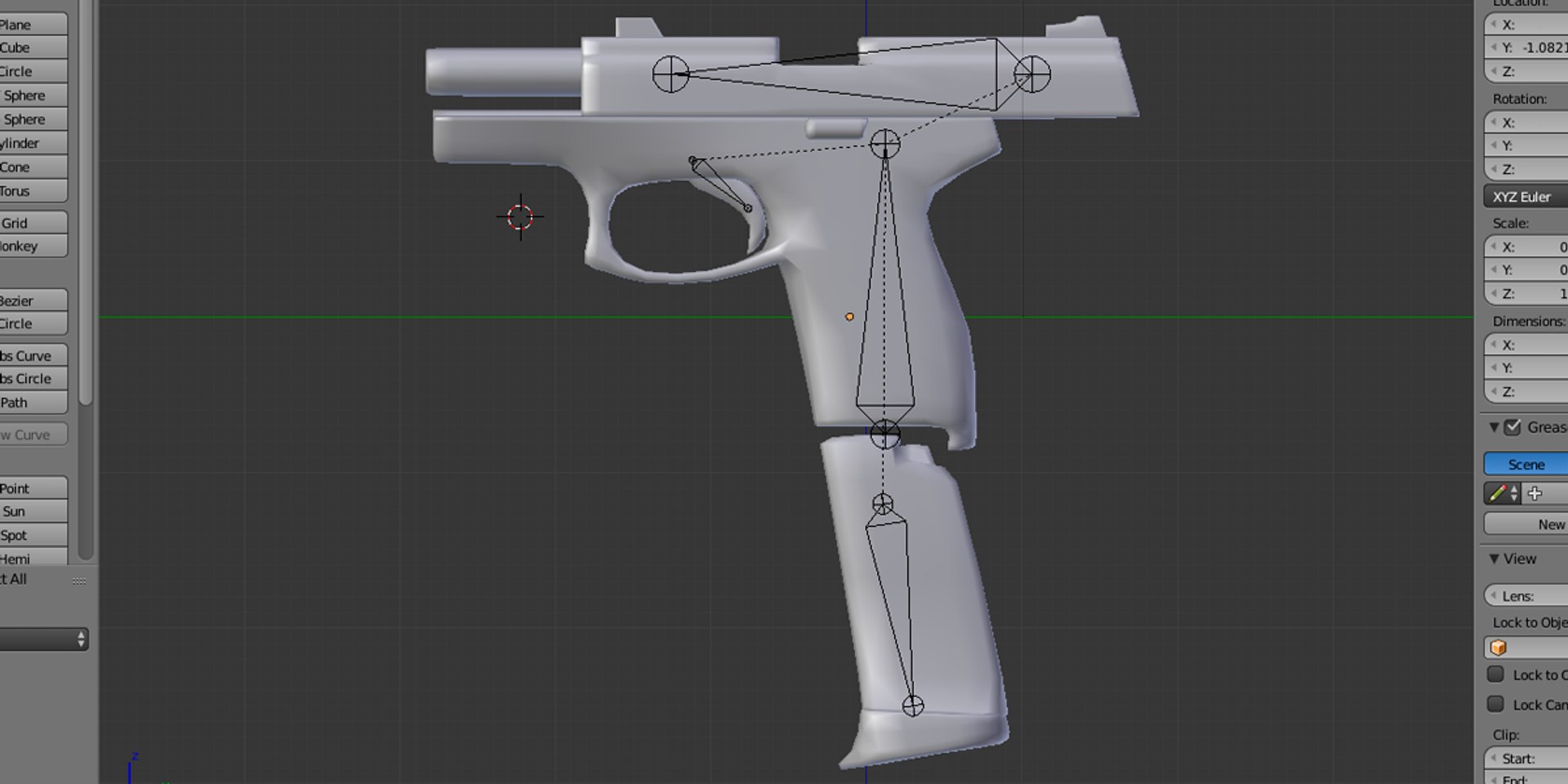 Pistol Games 3D Model - TurboSquid 1230279