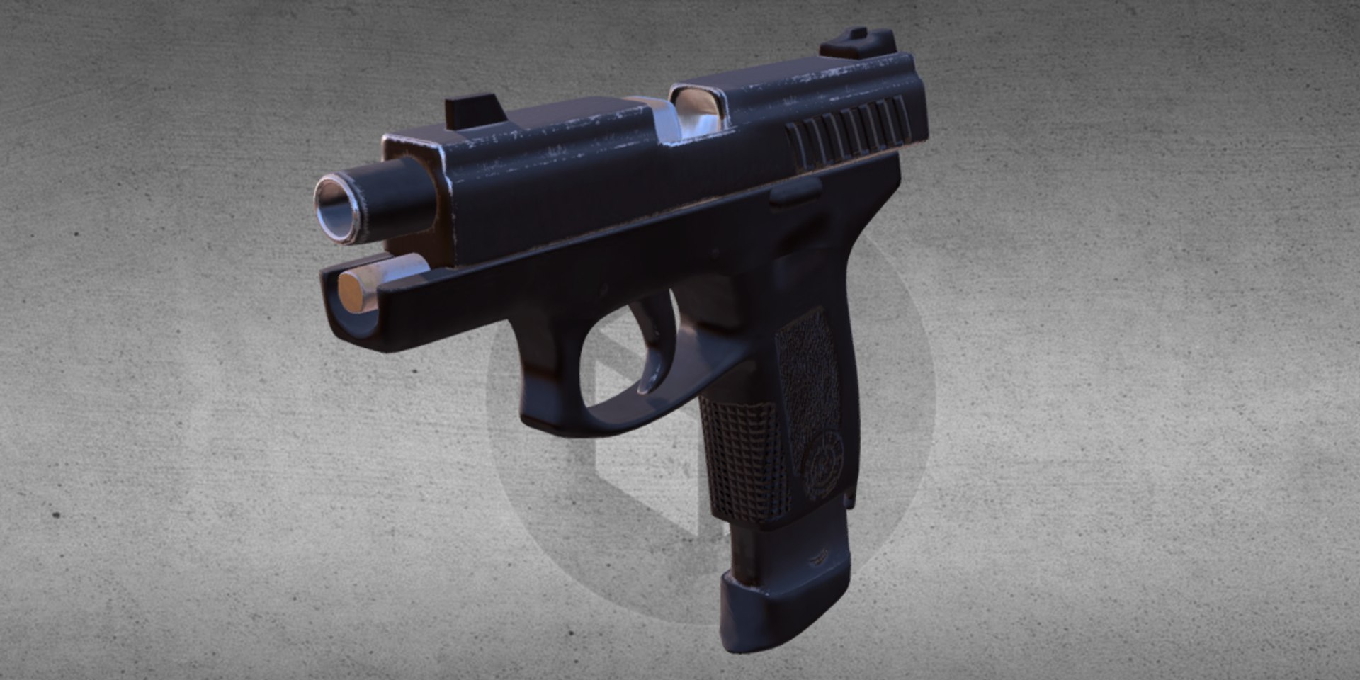 Pistol Games 3D Model - TurboSquid 1230279