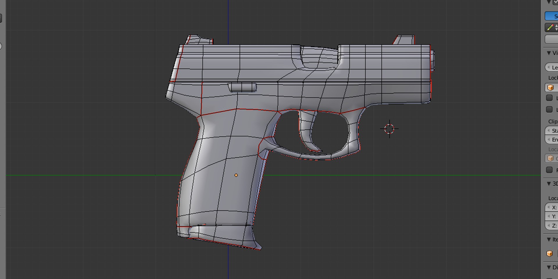 Pistol Games 3D Model - TurboSquid 1230279