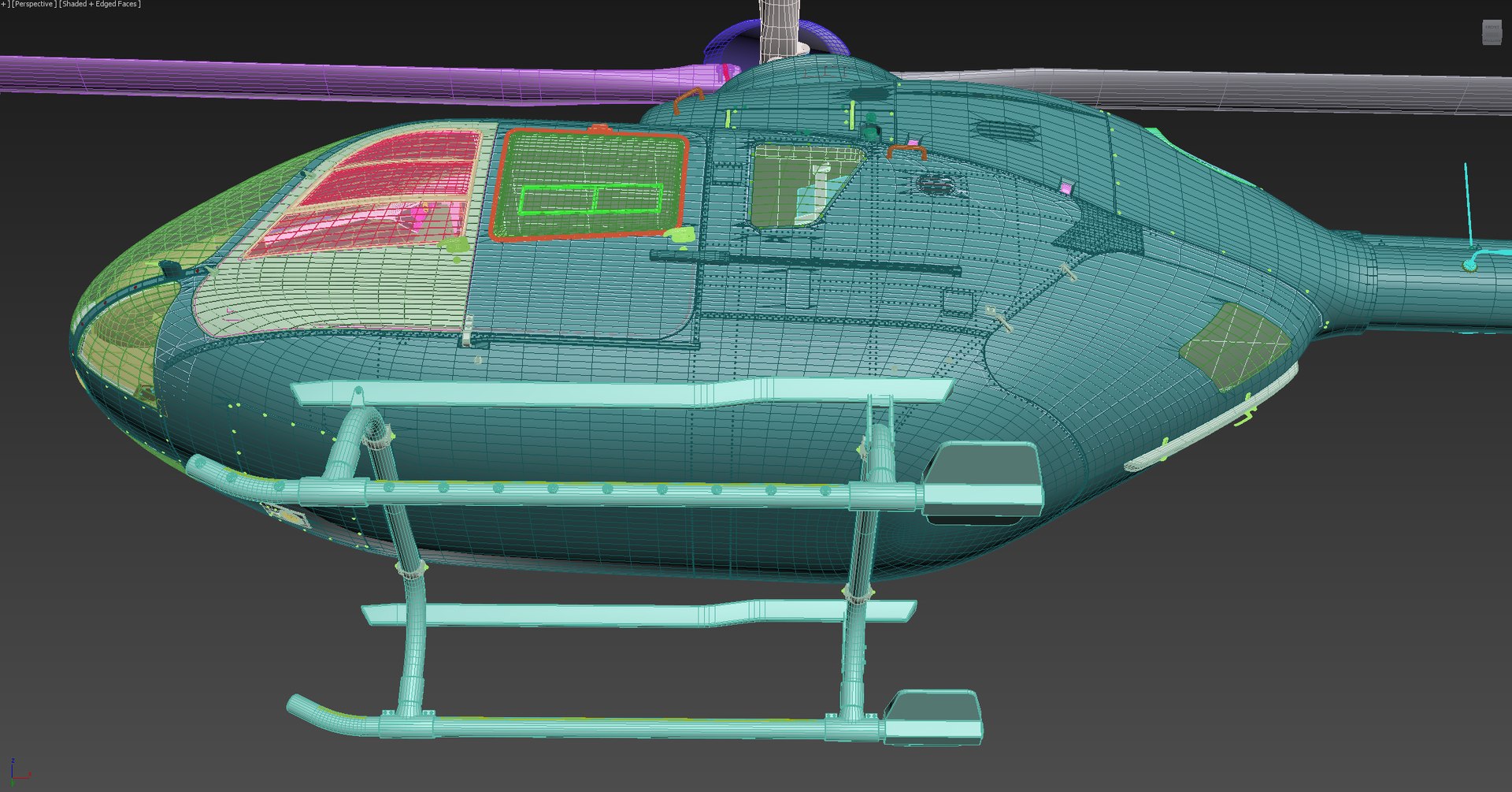 3d model eurocopter ec-135