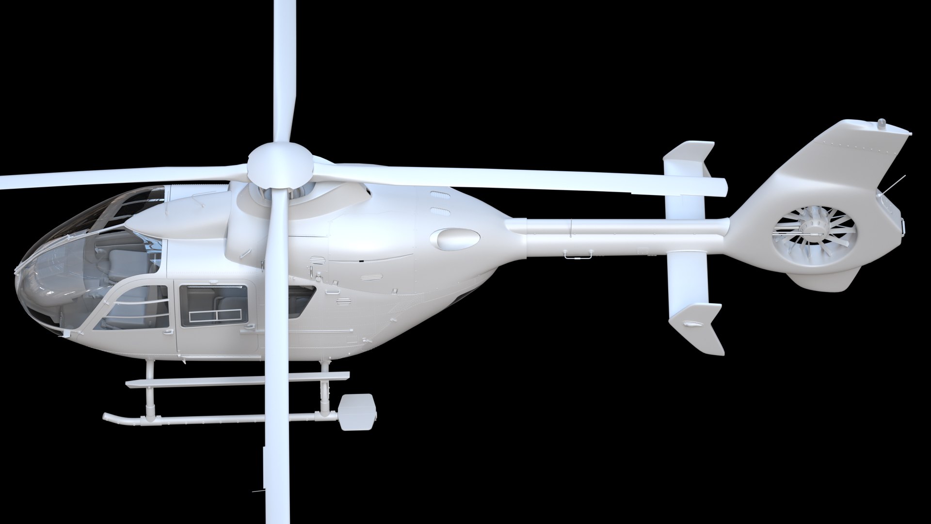 3d model eurocopter ec-135