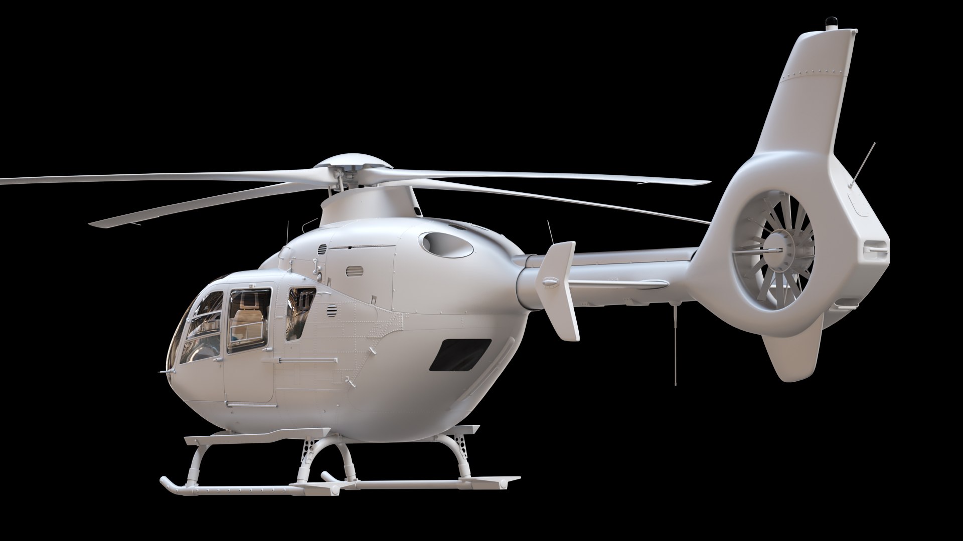 3d model eurocopter ec-135