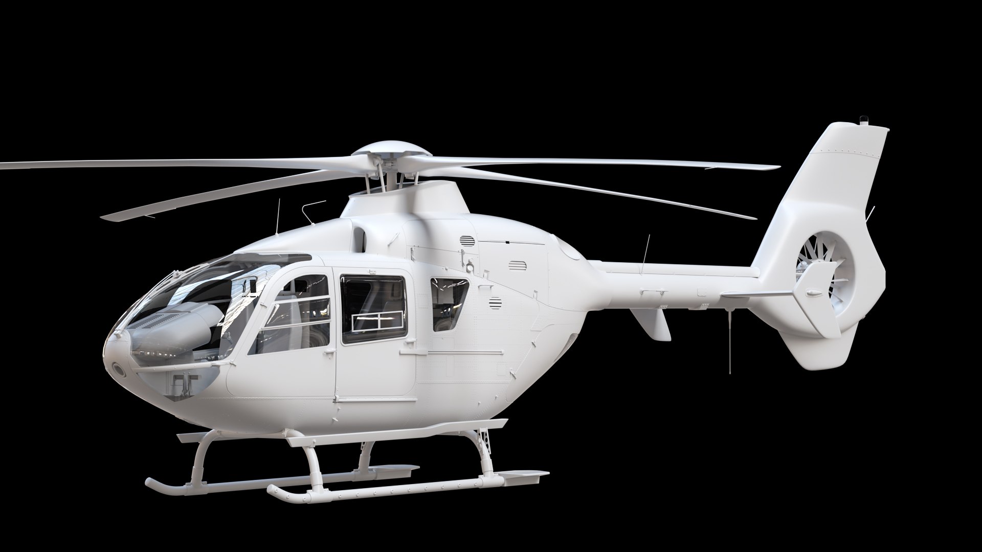 3d model eurocopter ec-135