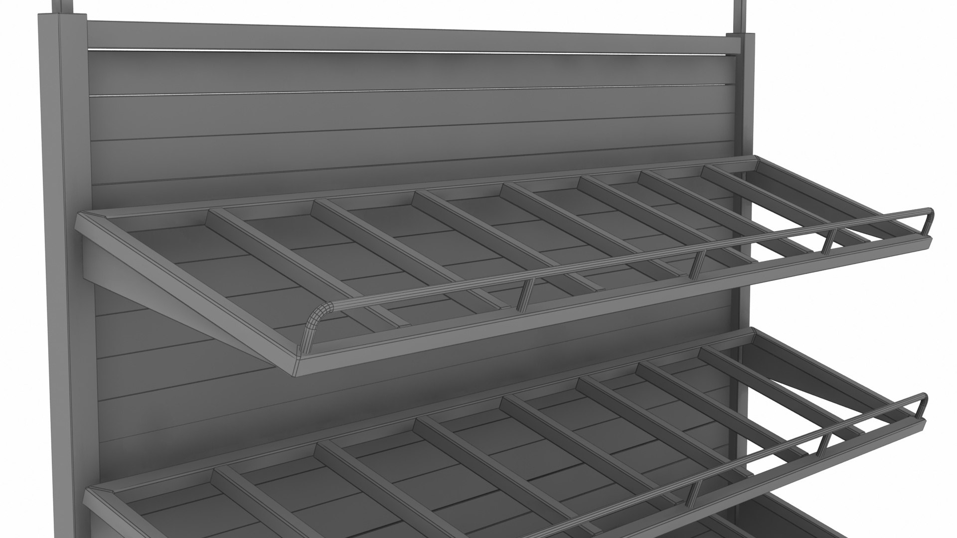 Fruit Display Stand Empty 3D Model - TurboSquid 2426376
