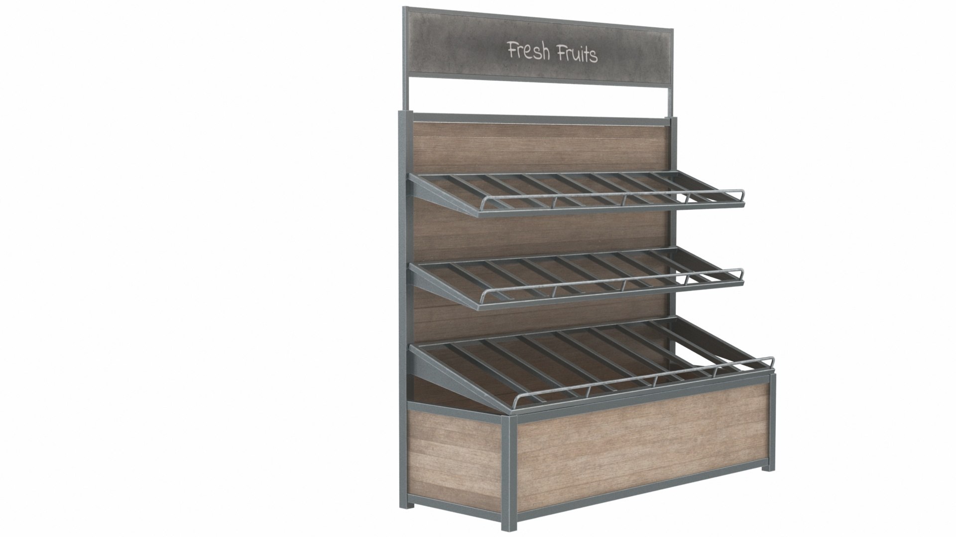 Fruit Display Stand Empty 3D Model - TurboSquid 2426376