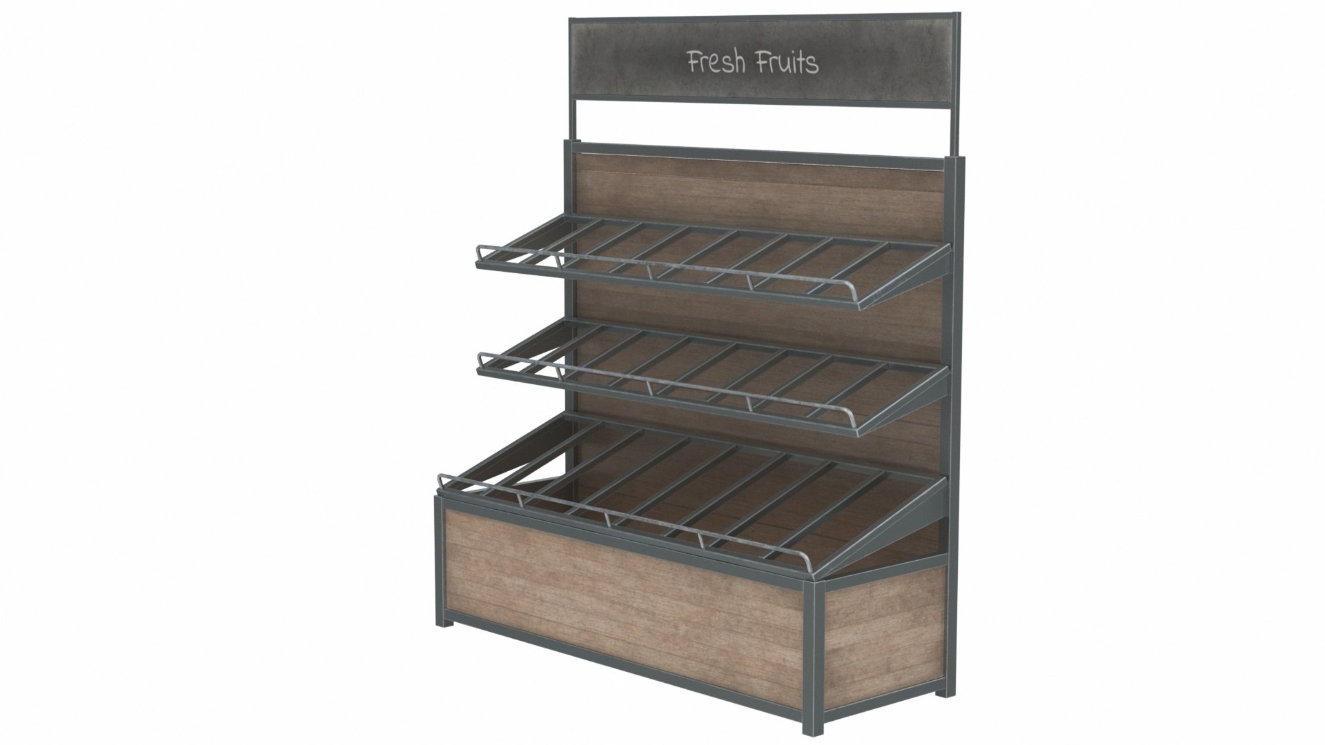 Fruit Display Stand Empty 3D Model - TurboSquid 2426376