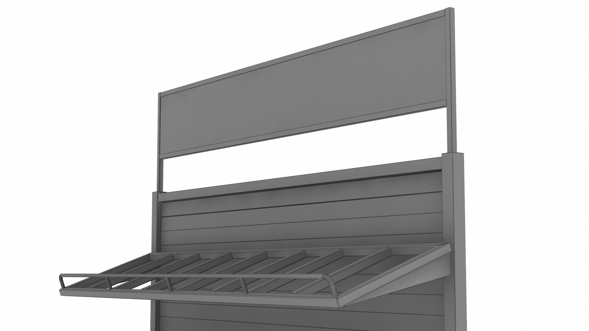 Fruit Display Stand Empty 3D Model - TurboSquid 2426376