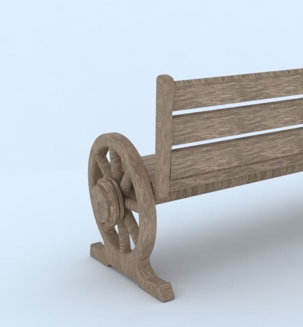 3d bench model