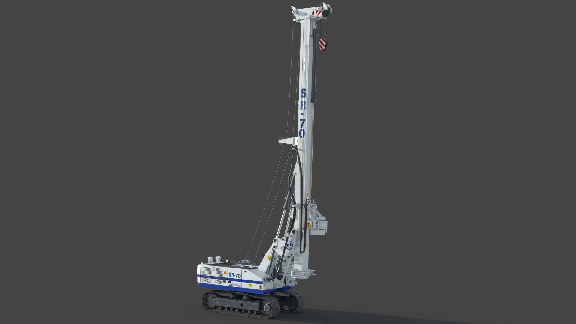 Soilmec SR 70 Drilling Rig 3D - TurboSquid 2243316