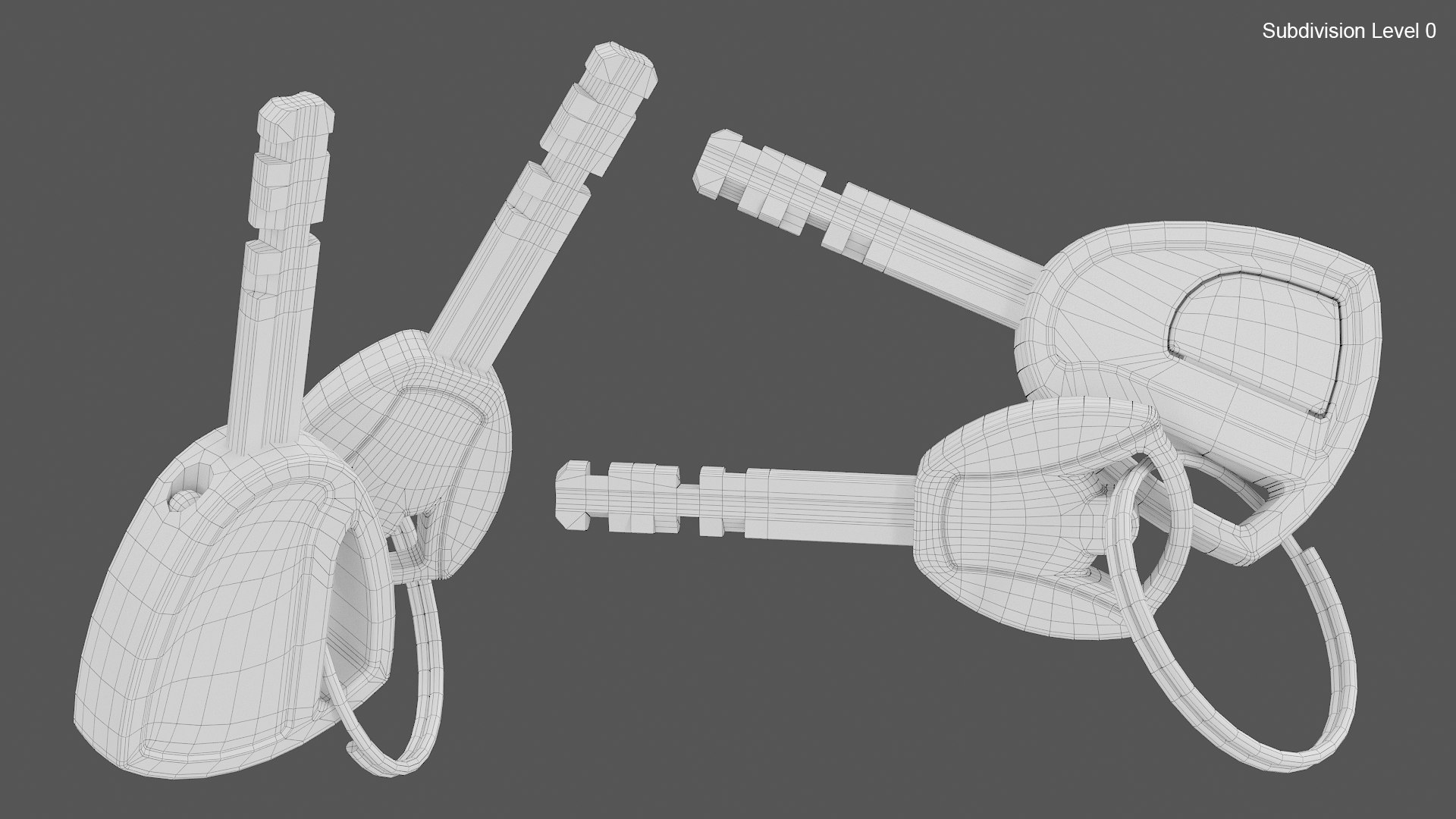 Abus Plus Keys 3D Model - TurboSquid 1893424