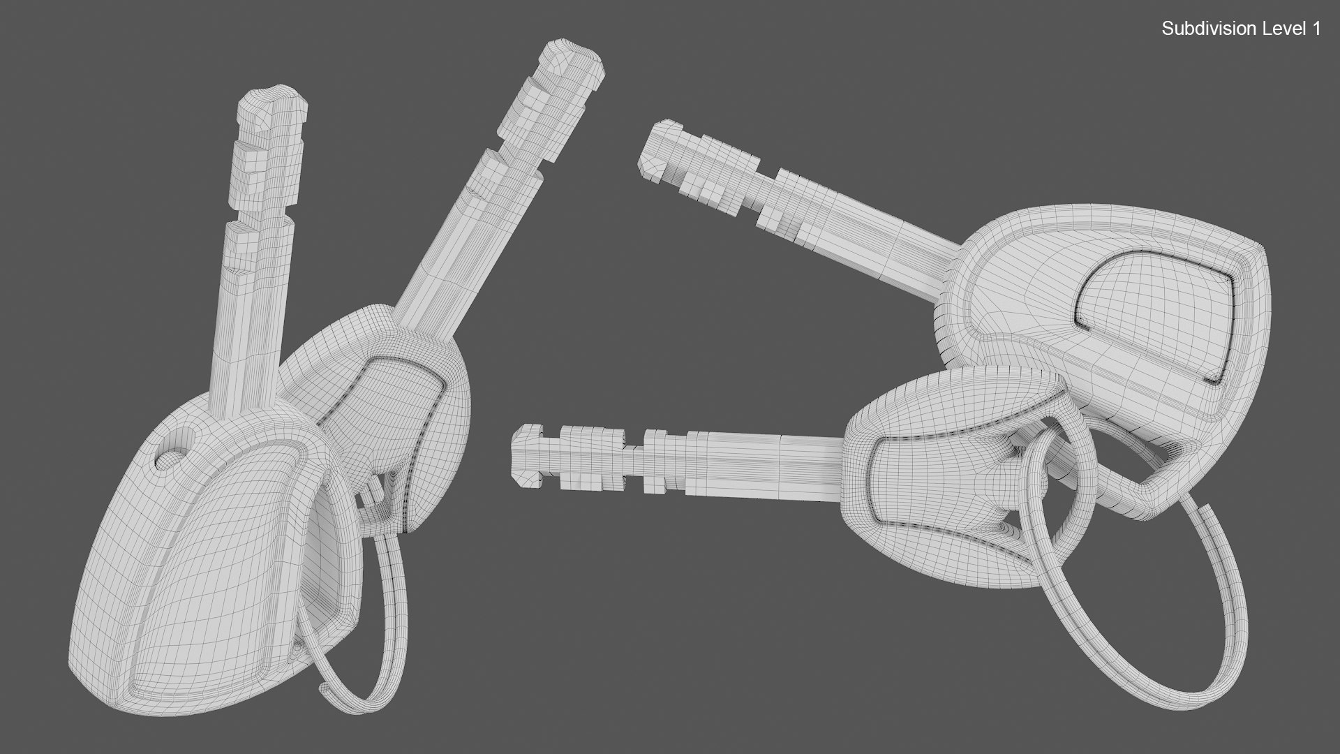 Abus Plus Keys 3D Model - TurboSquid 1893424