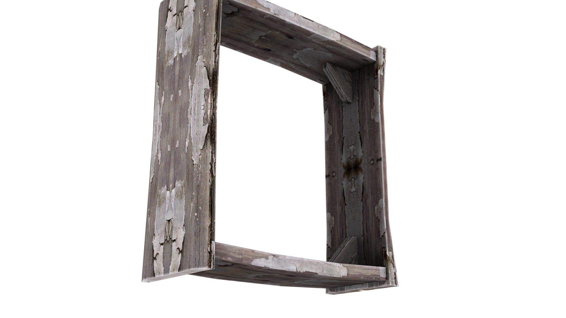 3D Wooden Bookshelf Window 06 - TurboSquid 1721575
