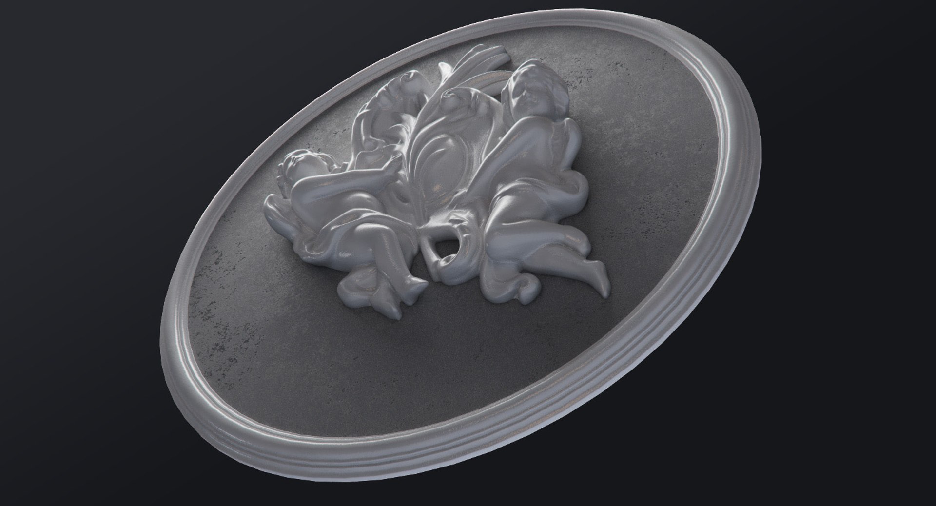 Max Panel Cupids Figure