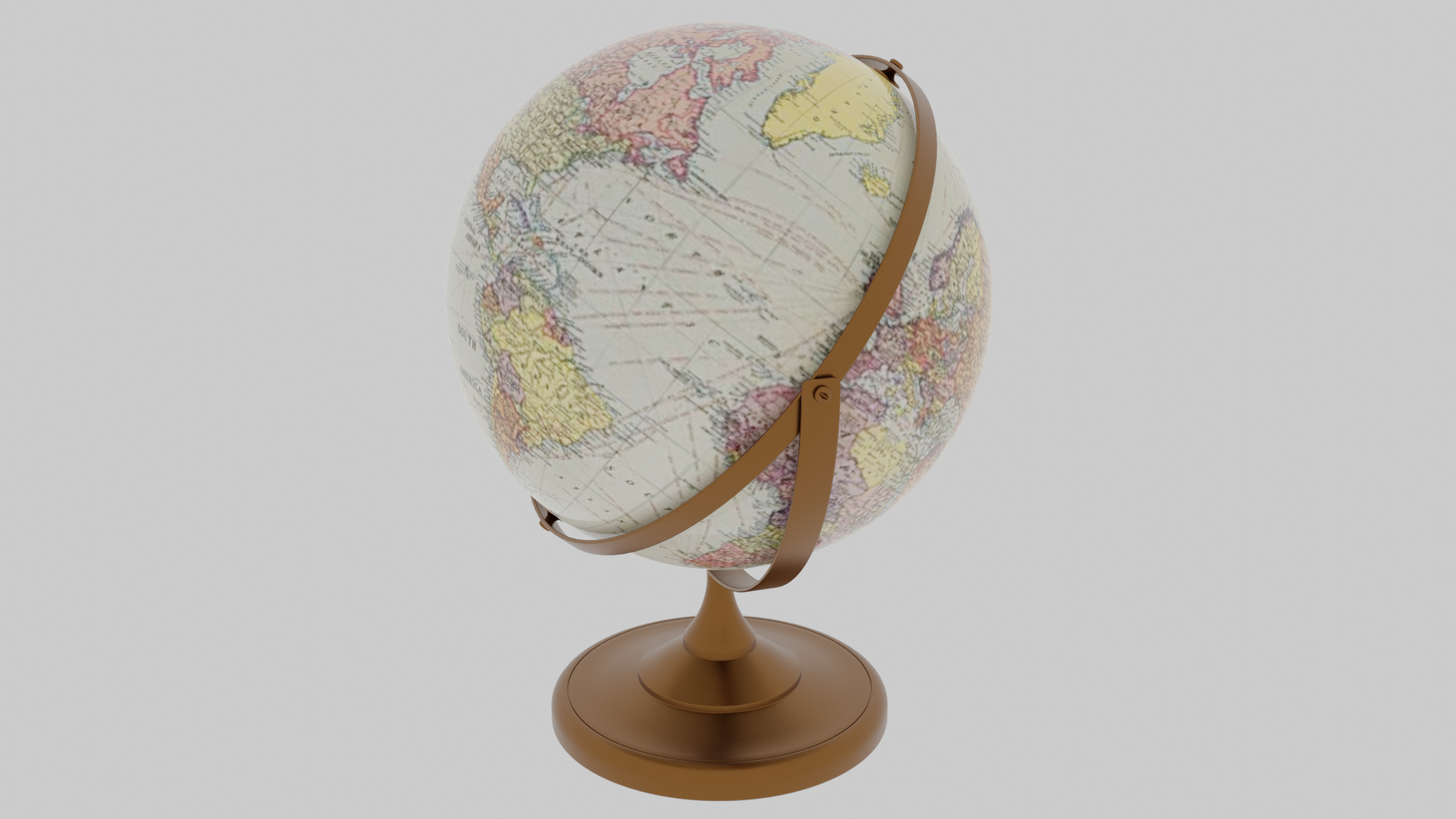 COPPER GLOBE 3D Model - TurboSquid 2050405