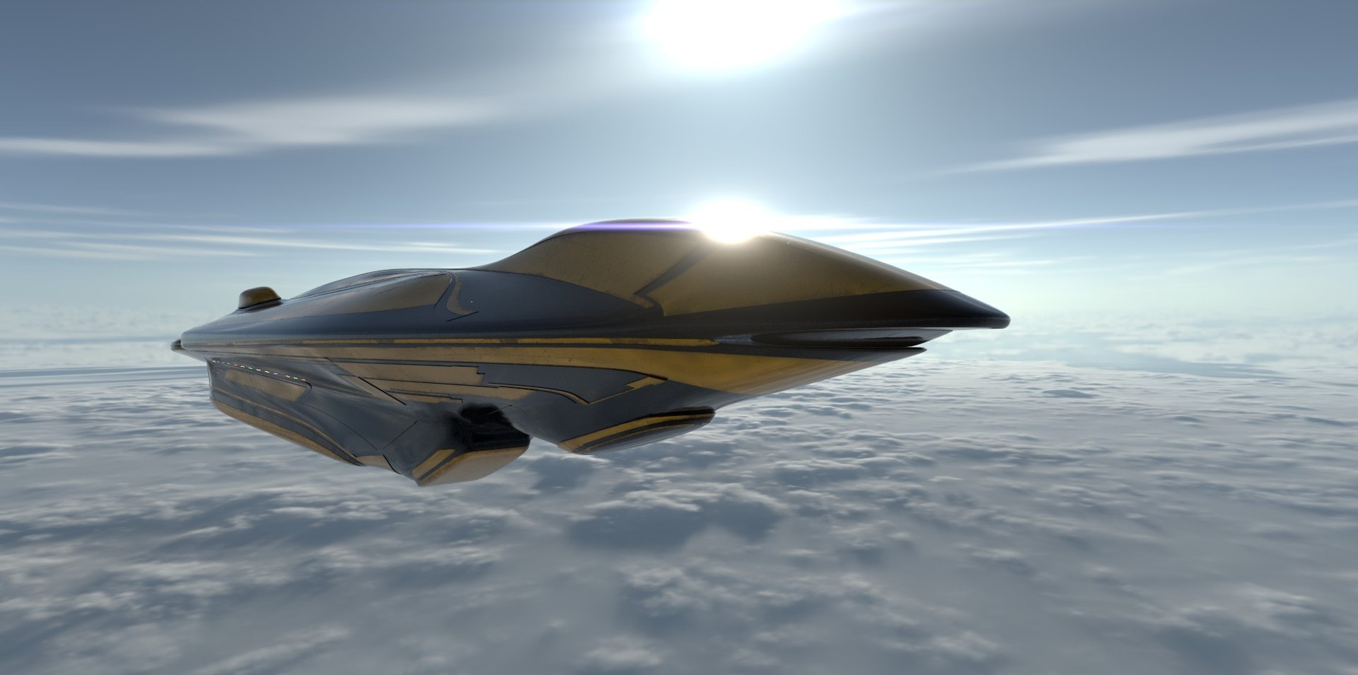 Freight Spaceship 3D - TurboSquid 2229503
