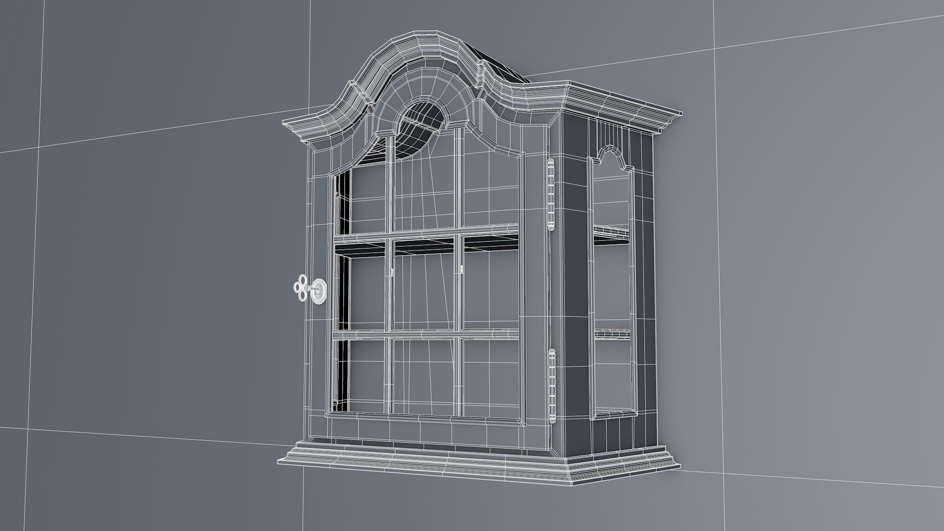 Old Wall Shelf 3D Model - TurboSquid 1414373