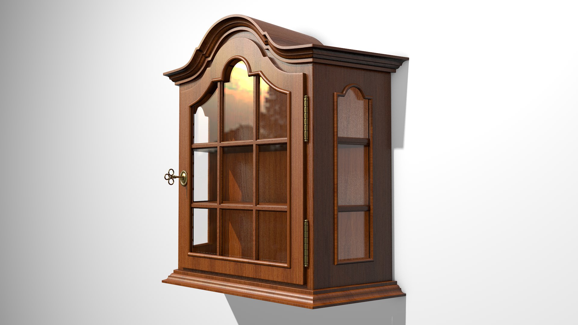 Old Wall Shelf 3D Model - TurboSquid 1414373