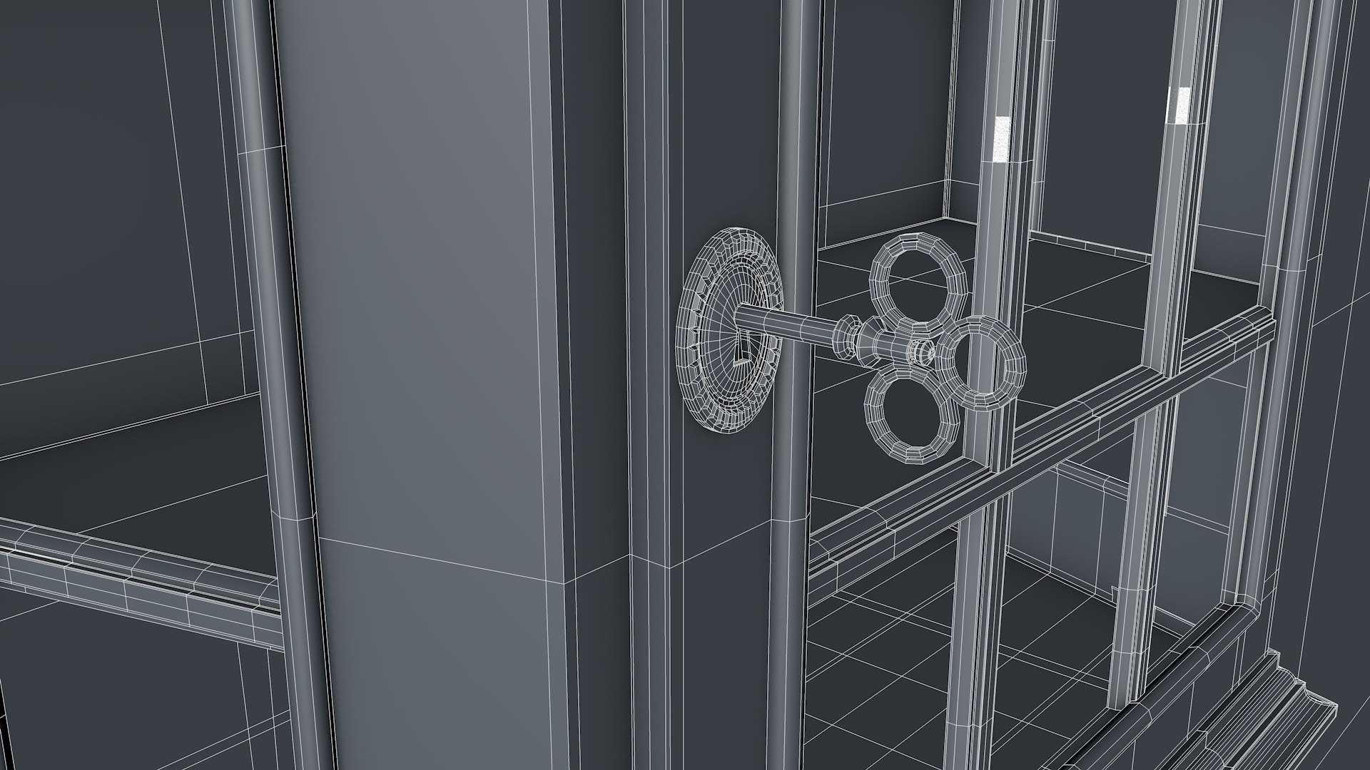Old Wall Shelf 3D Model - TurboSquid 1414373